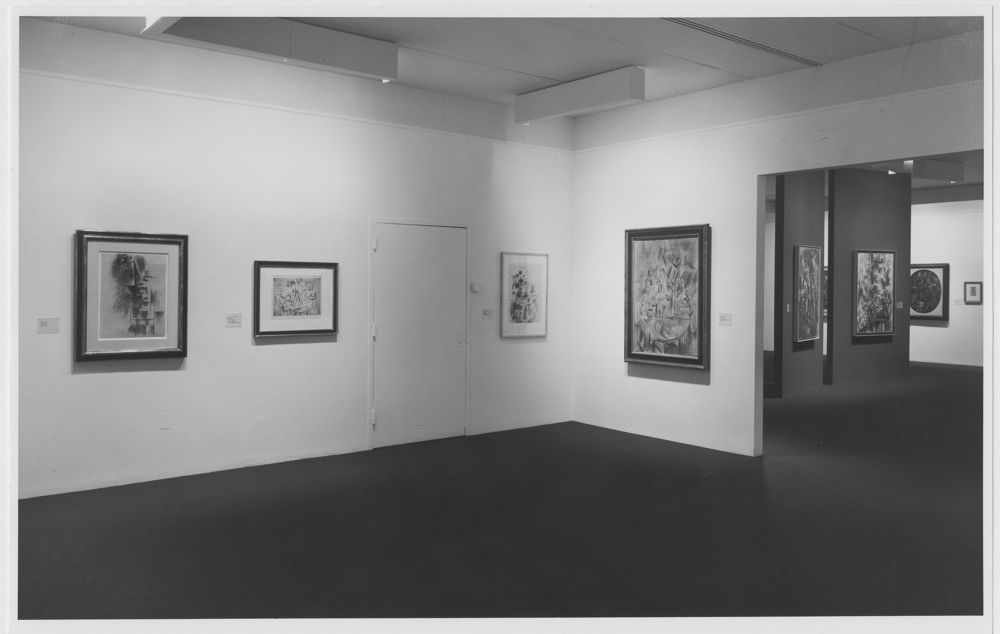 Installation view of the exhibition "Picasso and Braque: Pioneering ...