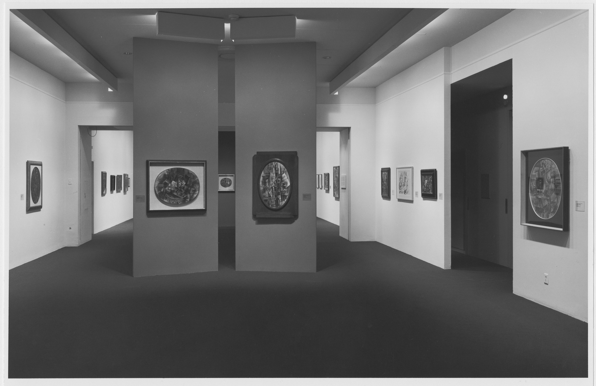 Installation view of the exhibition "Picasso and Braque: Pioneering ...