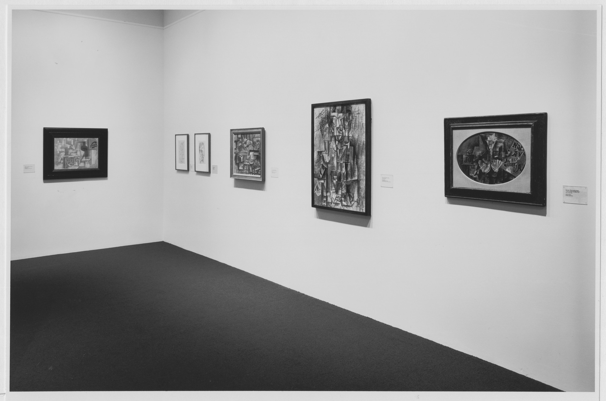 Installation view of the exhibition "Picasso and Braque: Pioneering ...
