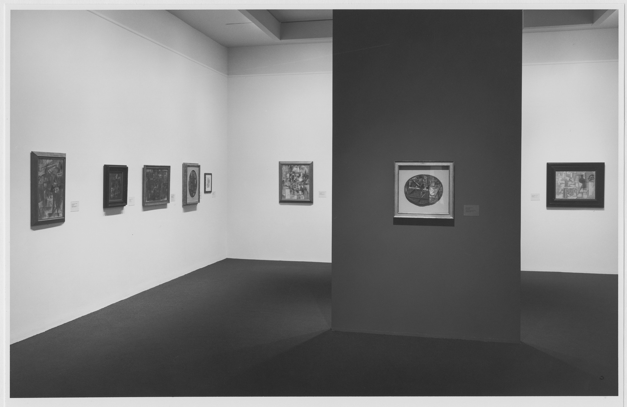 Installation view of the exhibition "Picasso and Braque: Pioneering ...