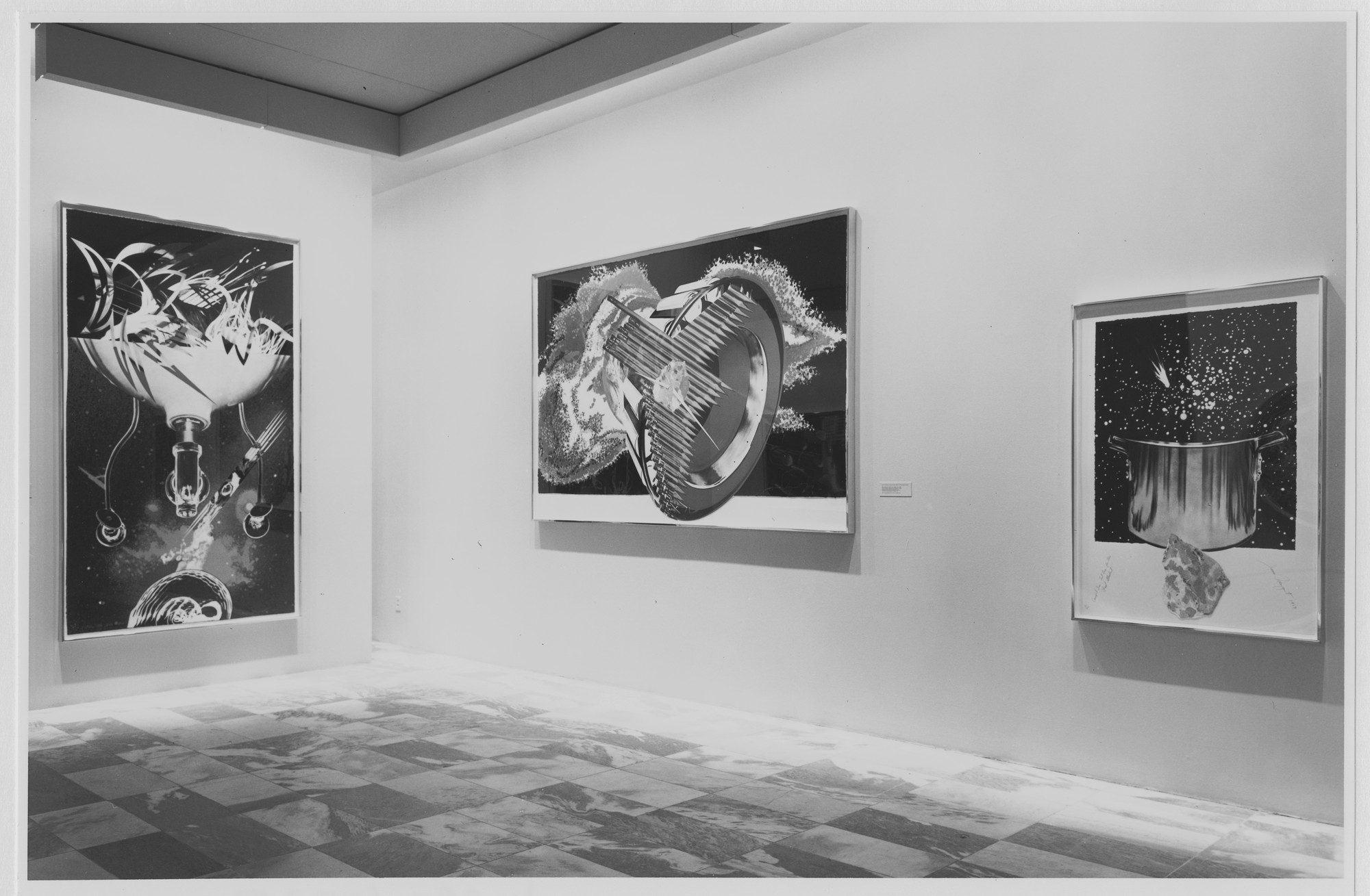 Installation view of the exhibition "James Rosenquist: Welcome to the ...