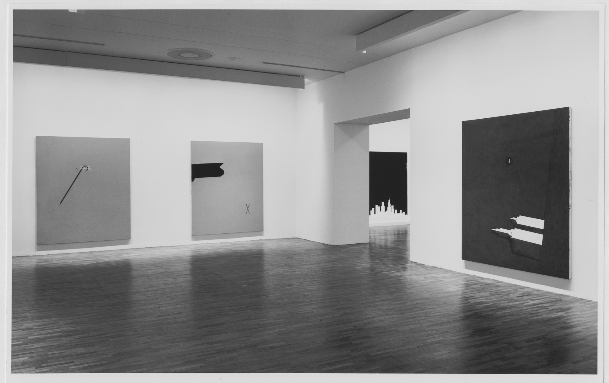 Installation view of the exhibition "Robert Moskowitz" | MoMA
