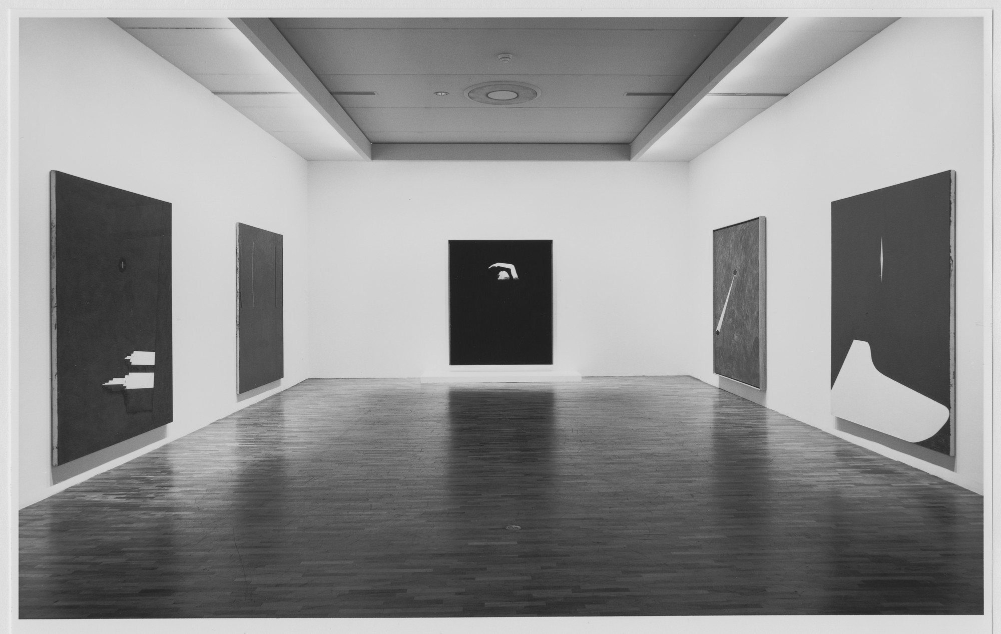 Installation view of the exhibition "Robert Moskowitz" | MoMA