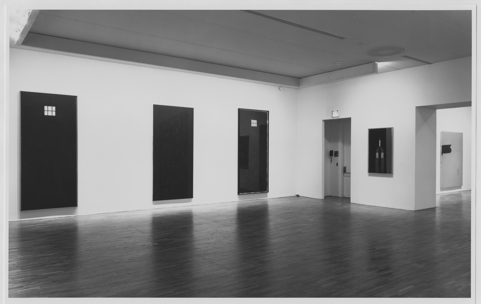 Installation view of the exhibition "Robert Moskowitz" | MoMA