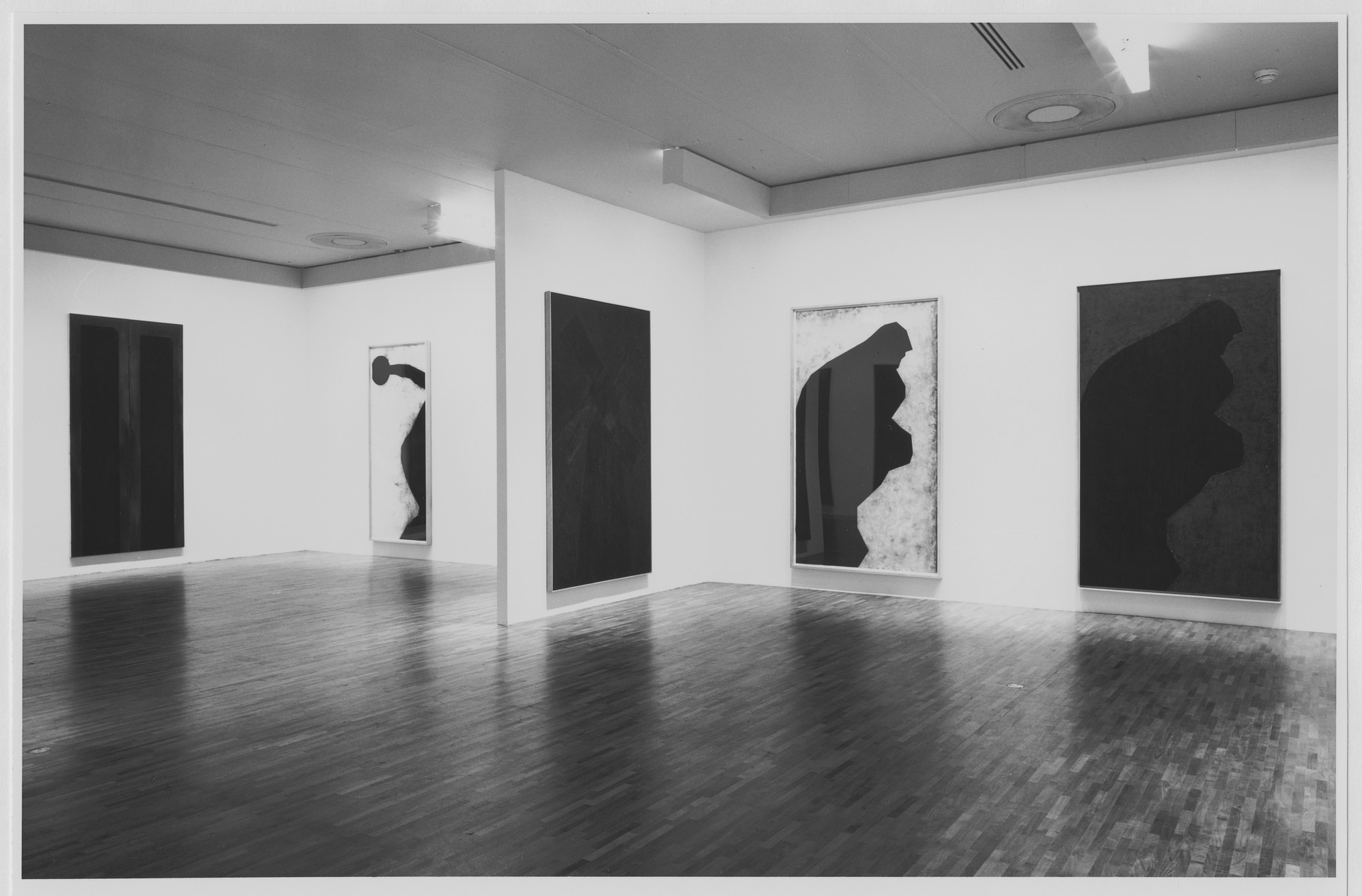 Installation view of the exhibition "Robert Moskowitz" | MoMA