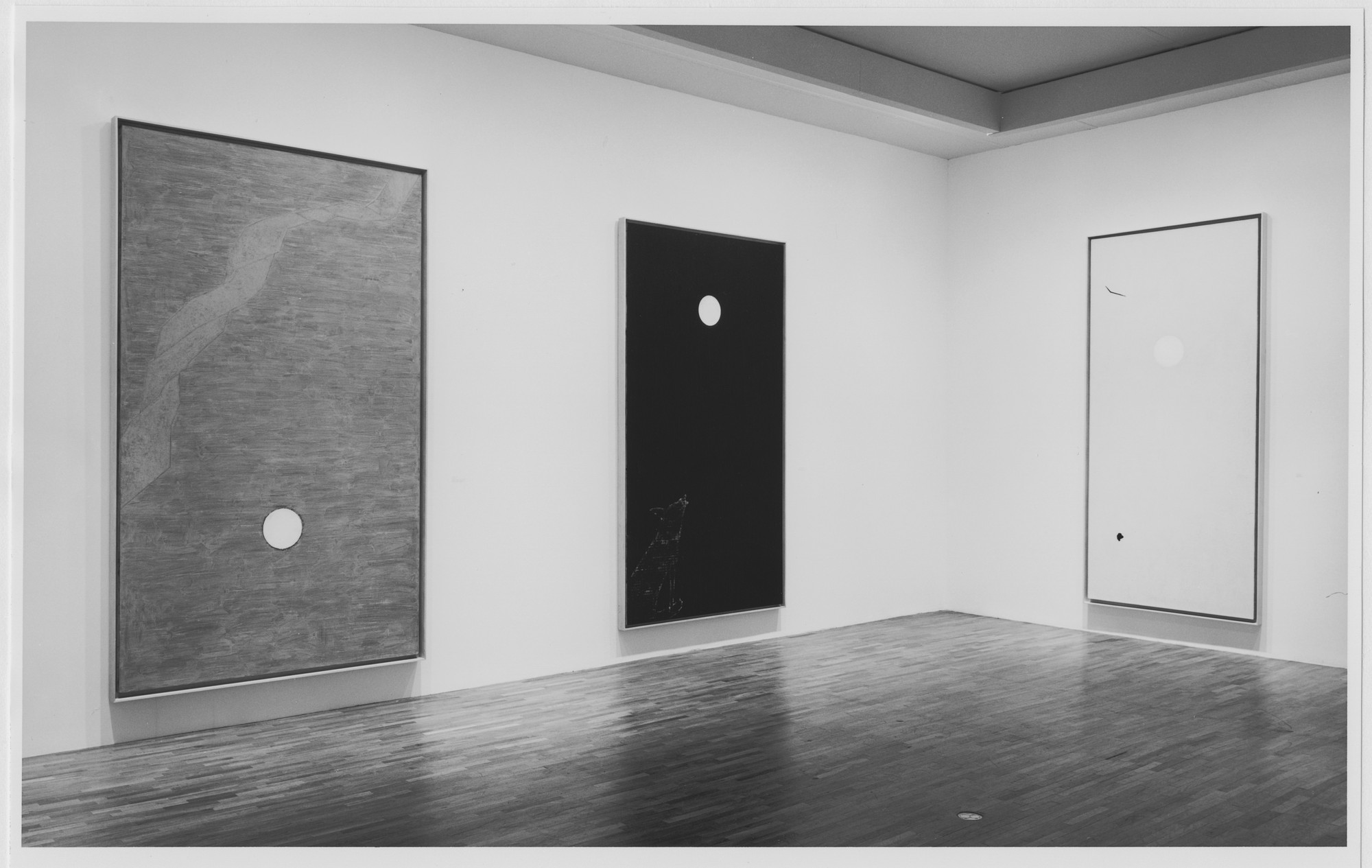 Installation view of the exhibition "Robert Moskowitz" | MoMA