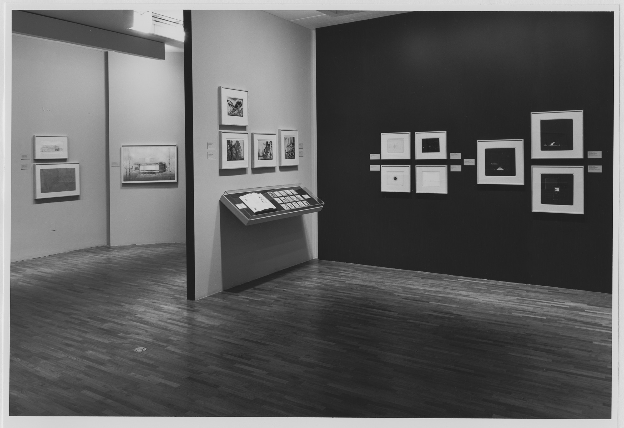Installation view of the exhibition "Architectural Drawings of the ...
