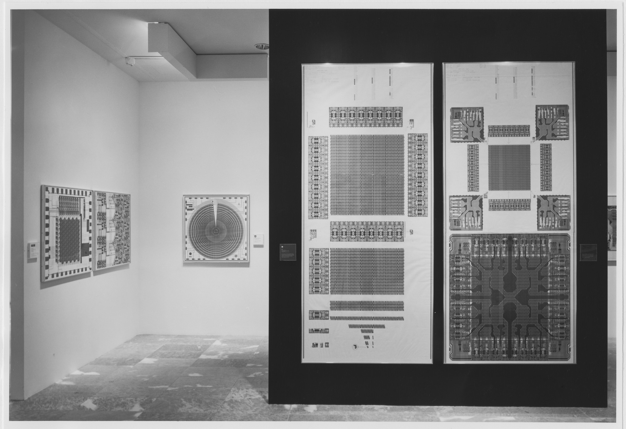 Installation view of the exhibition "Information Art: Diagramming ...