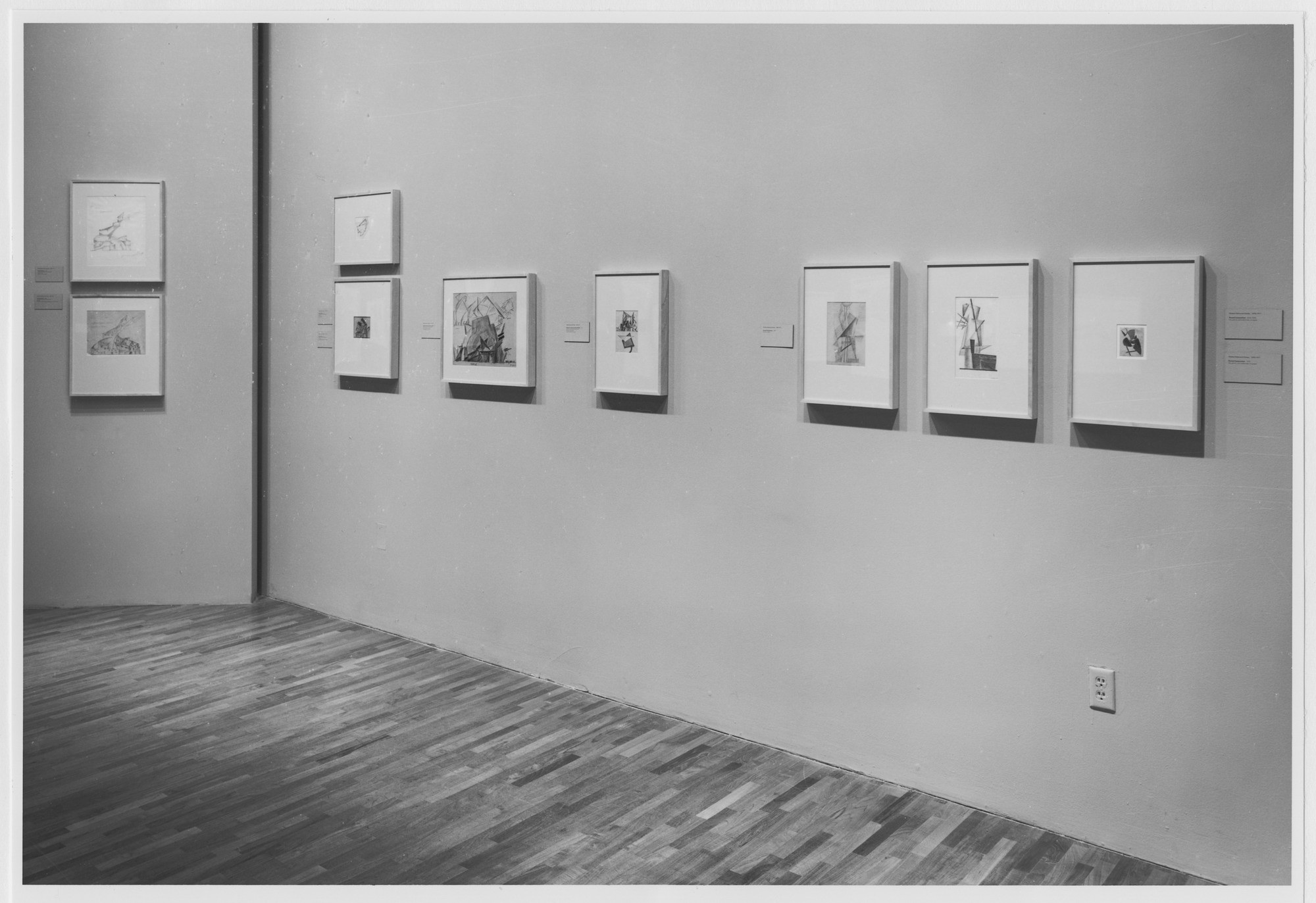 Installation view of the exhibition "Architectural Drawings of the ...