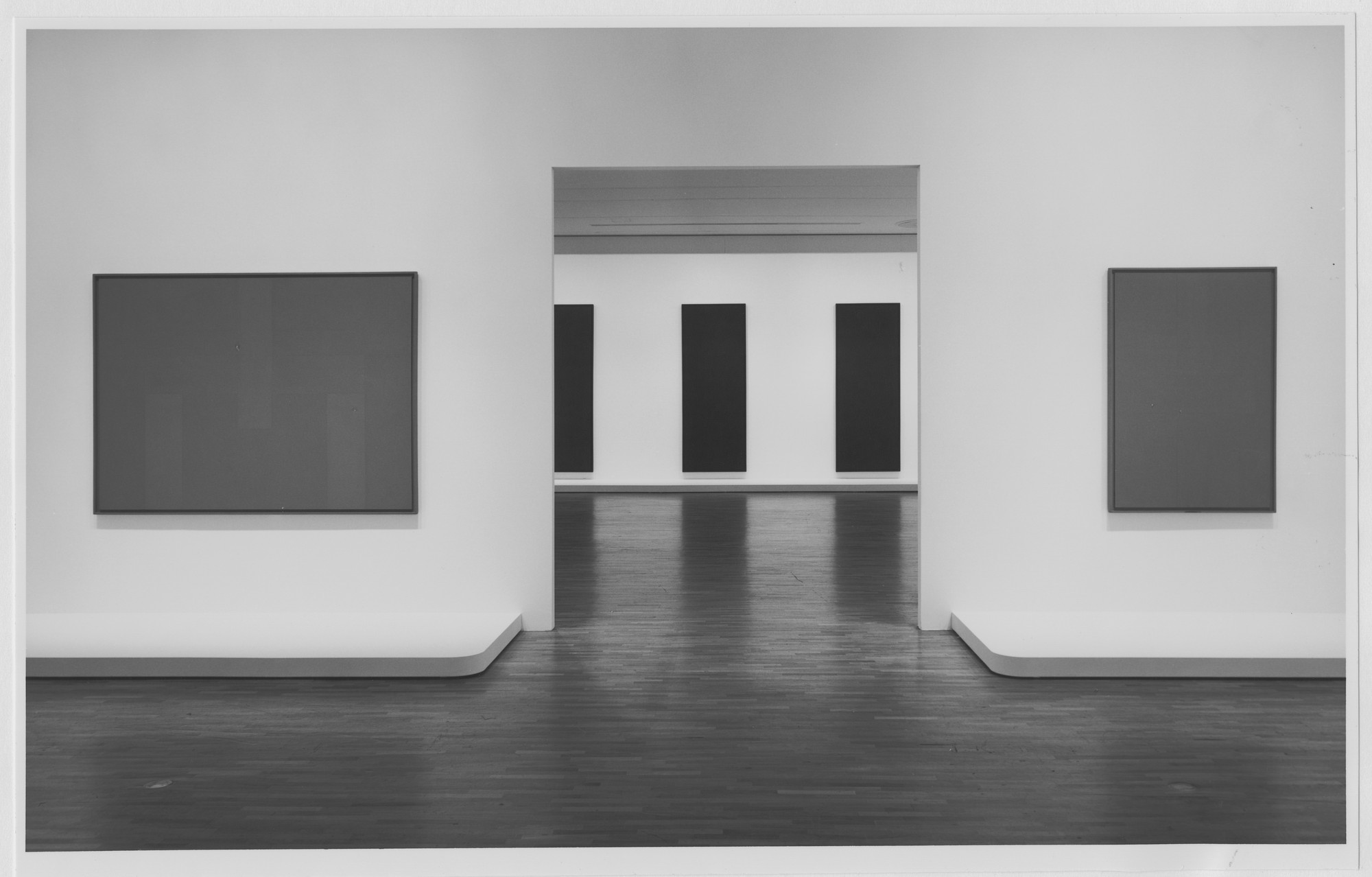 Installation view of the exhibition "Ad Reinhardt" | MoMA
