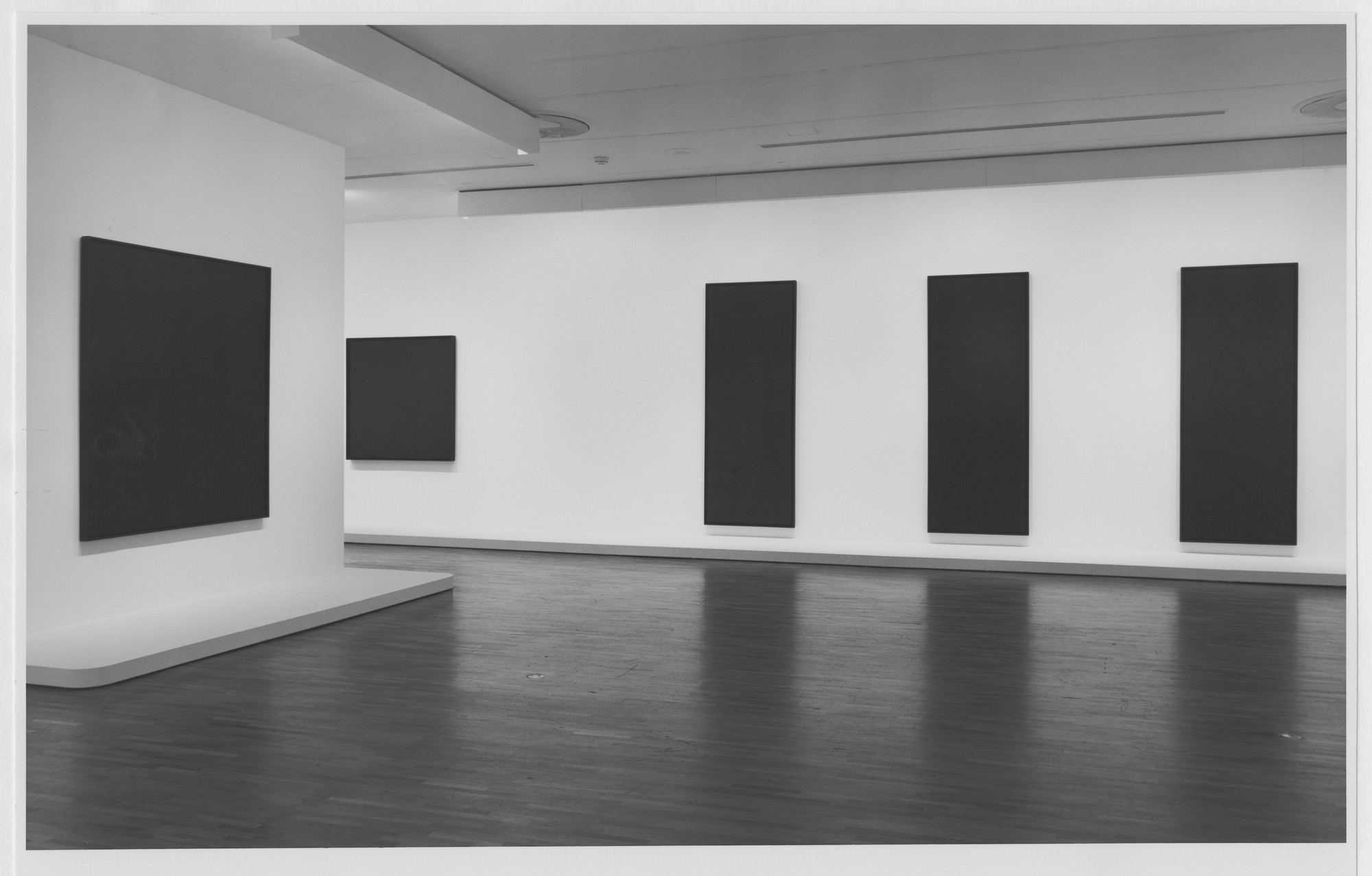Installation view of the exhibition "Ad Reinhardt" | MoMA