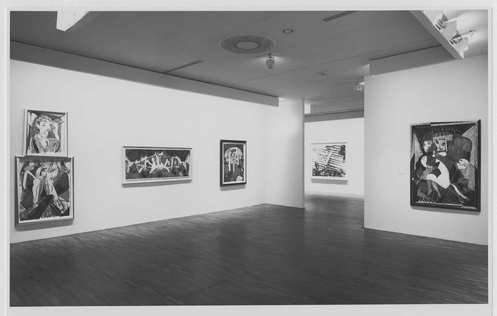 Installation view of the exhibition "Seven Master Printmakers ...