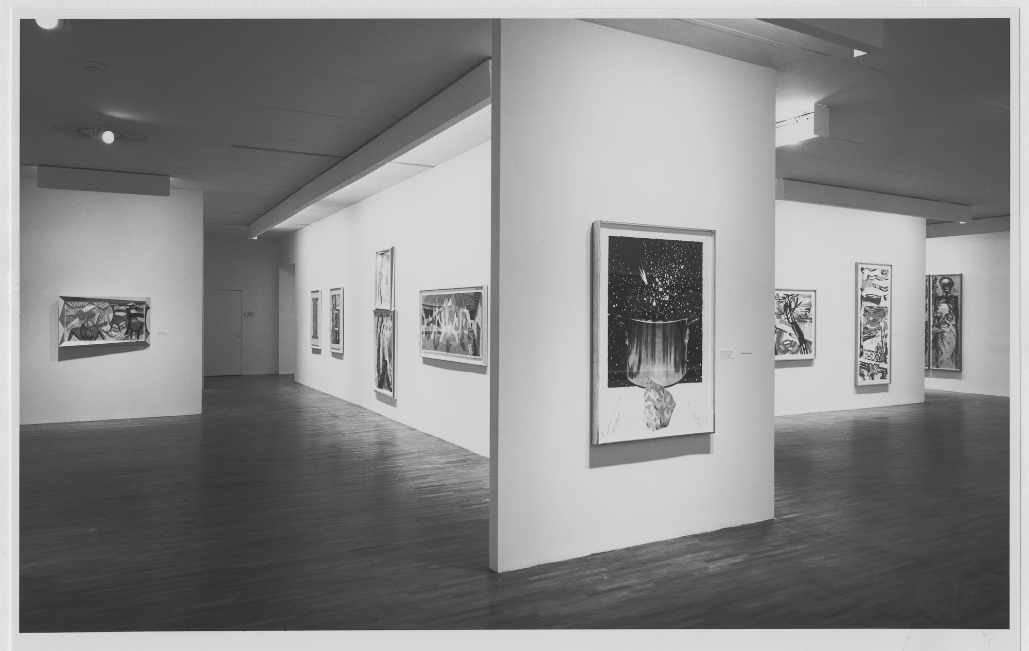 Installation view of the exhibition "Seven Master Printmakers ...