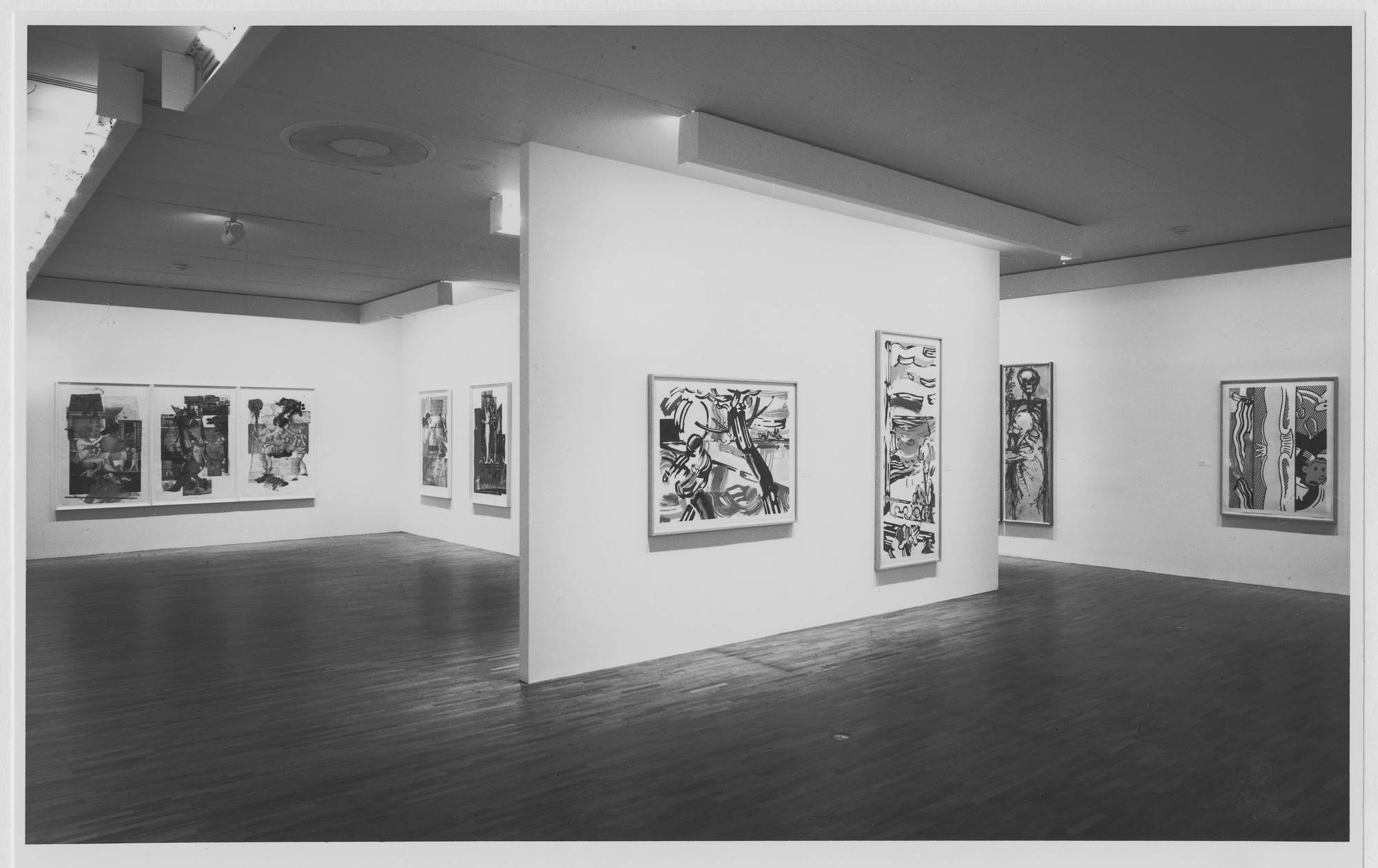 Installation view of the exhibition "Seven Master Printmakers ...