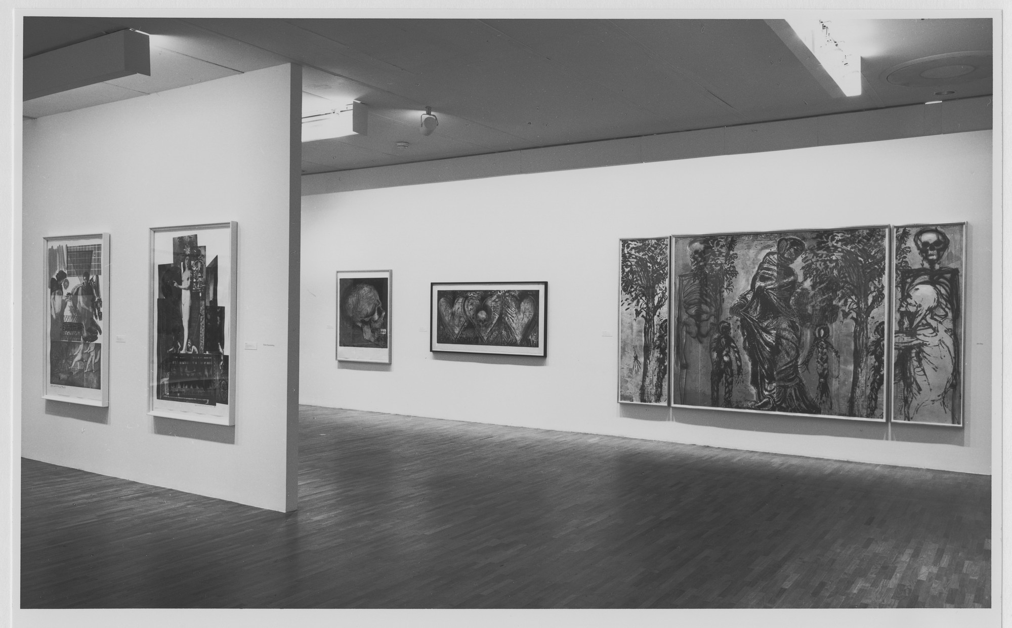 Installation view of the exhibition "Seven Master Printmakers ...