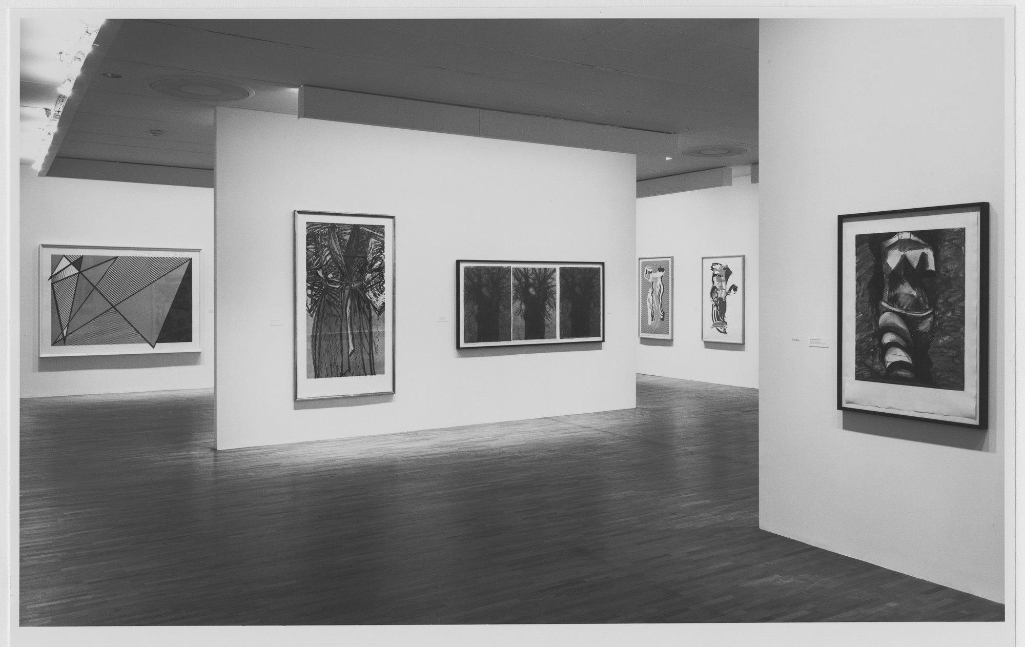 Installation view of the exhibition "Seven Master Printmakers ...
