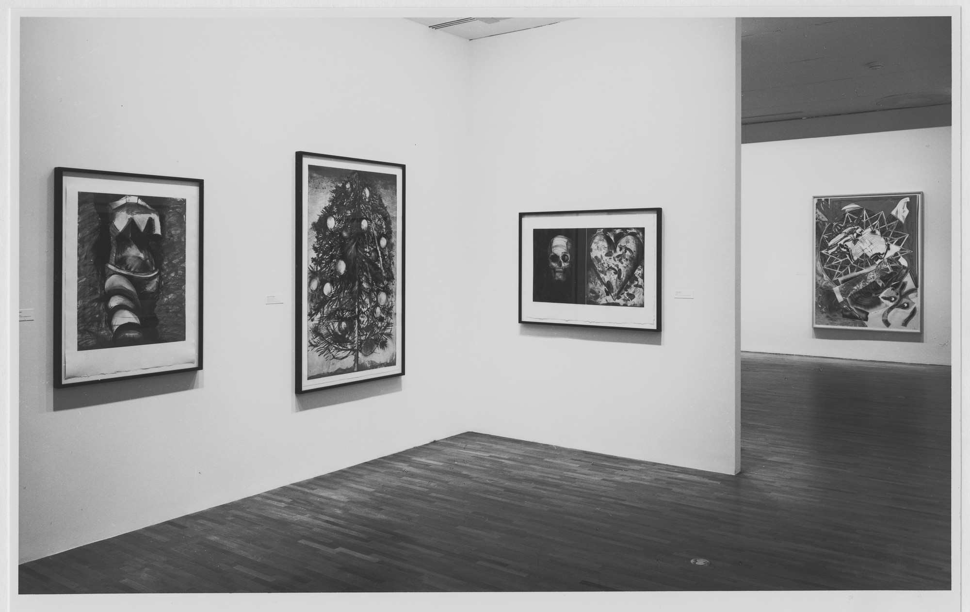 Installation view of the exhibition "Seven Master Printmakers ...