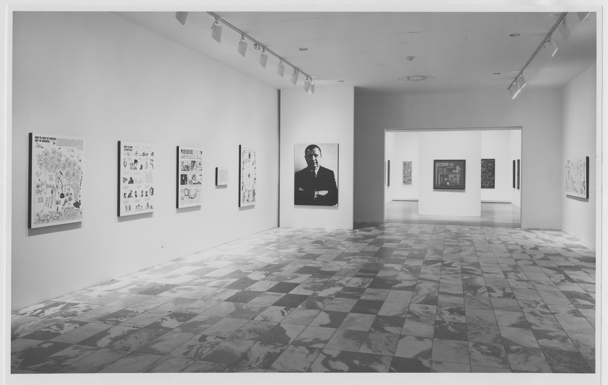 Installation view of the exhibition "Ad Reinhardt" | MoMA