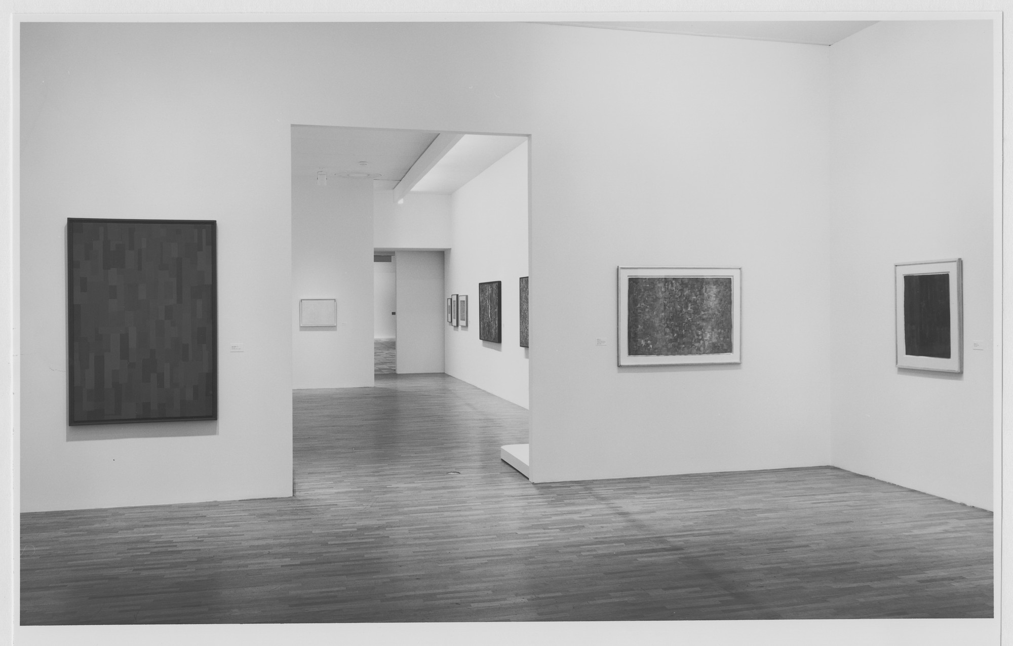 Installation view of the exhibition "Ad Reinhardt" | MoMA