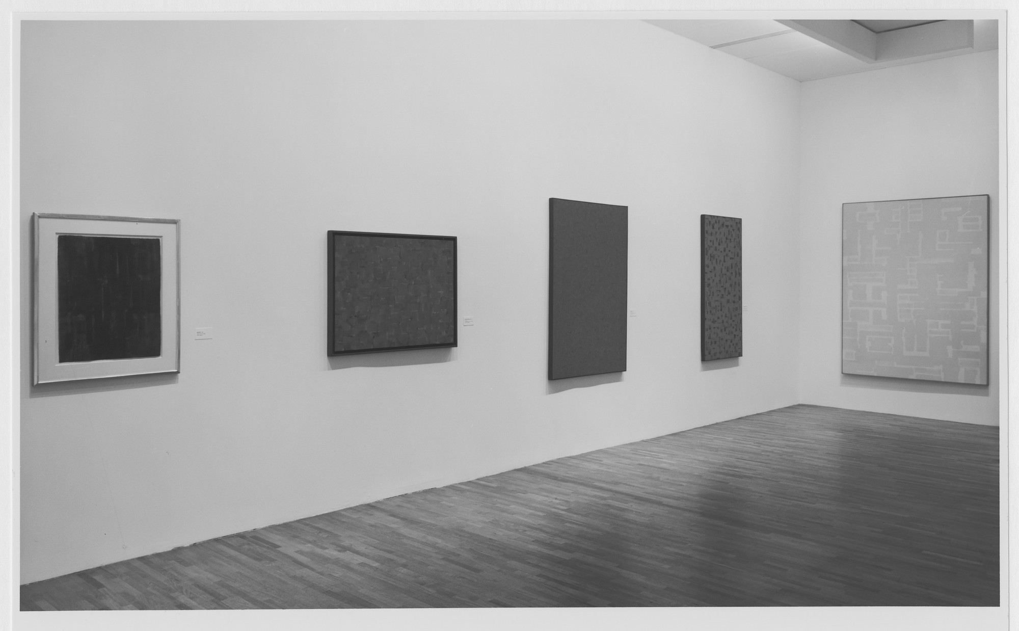 Installation view of the exhibition "Ad Reinhardt" | MoMA