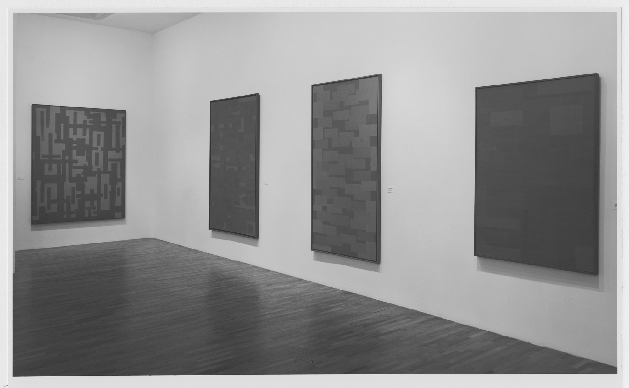 Installation view of the exhibition "Ad Reinhardt" | MoMA