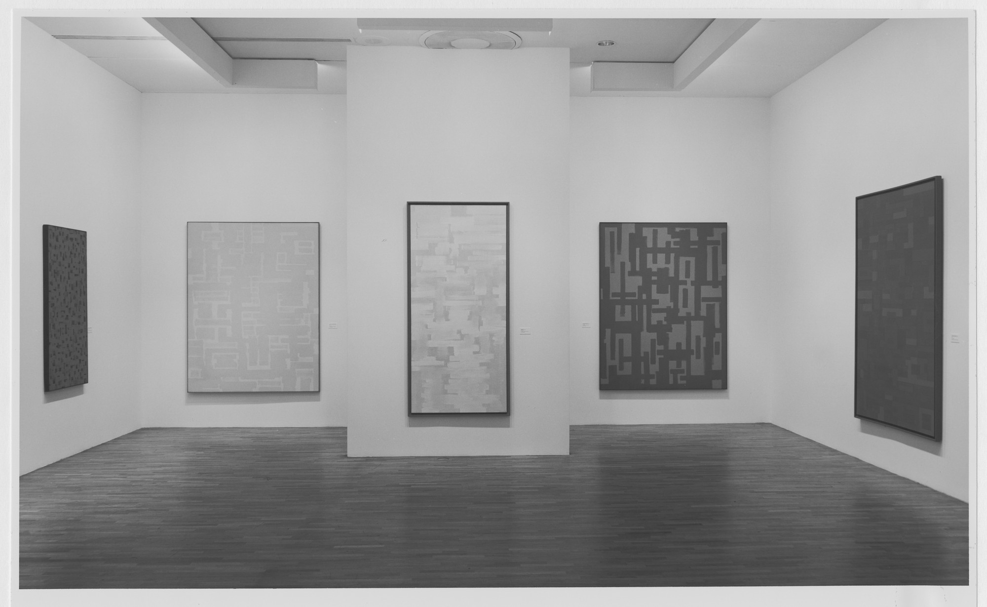 Installation view of the exhibition "Ad Reinhardt" | MoMA