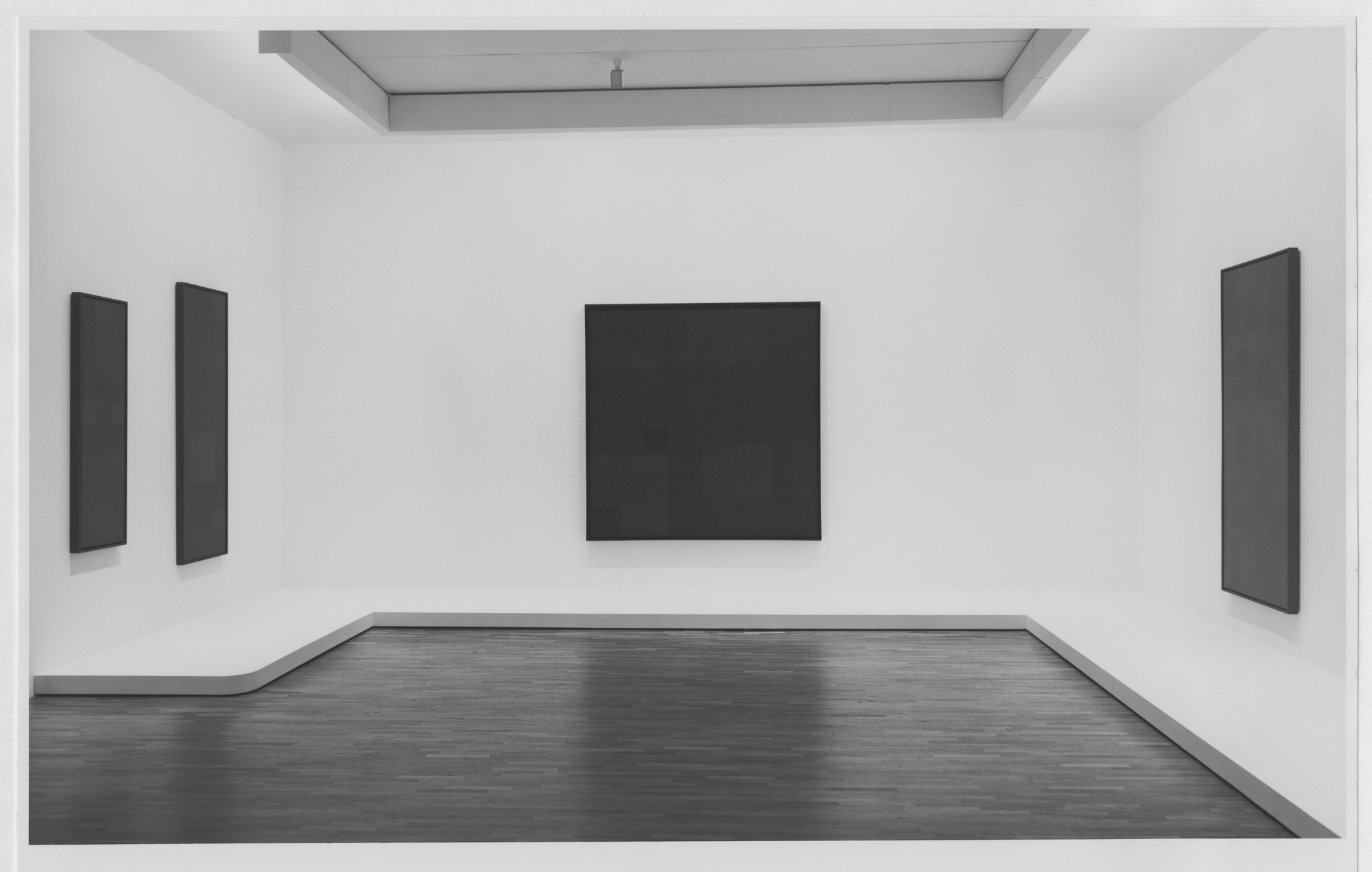 Installation view of the exhibition "Ad Reinhardt" | MoMA