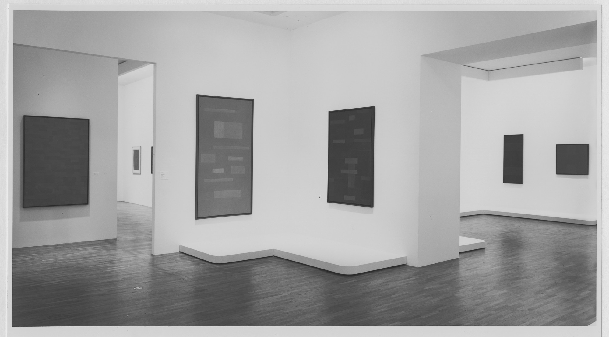 Installation view of the exhibition "Ad Reinhardt" | MoMA