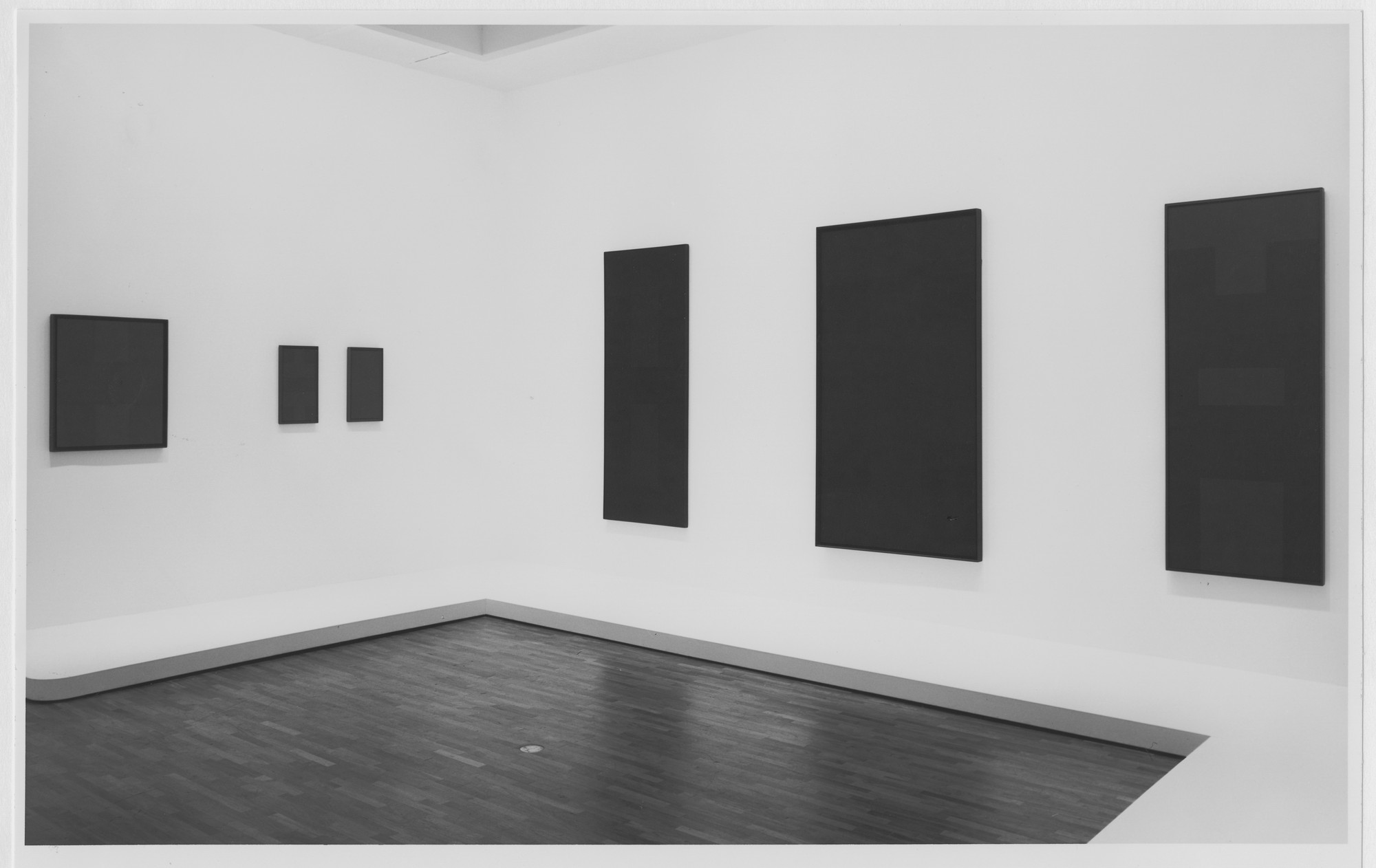 Installation view of the exhibition "Ad Reinhardt" | MoMA