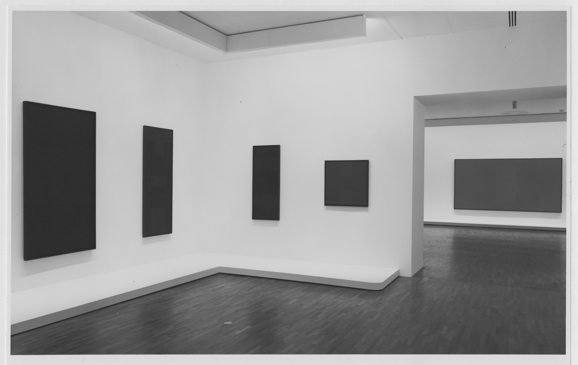 Installation view of the exhibition "Ad Reinhardt" | MoMA
