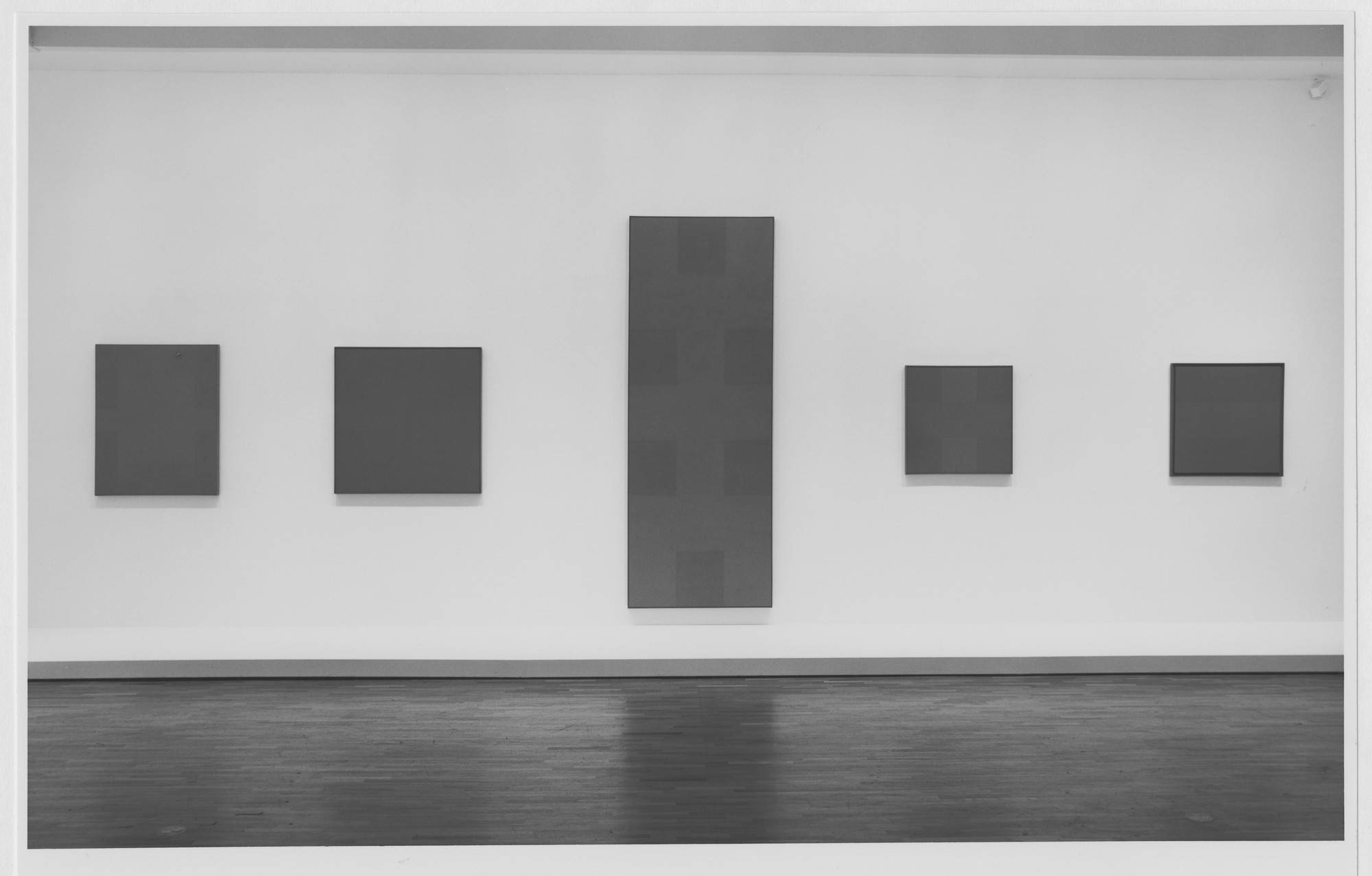 Installation view of the exhibition "Ad Reinhardt" | MoMA