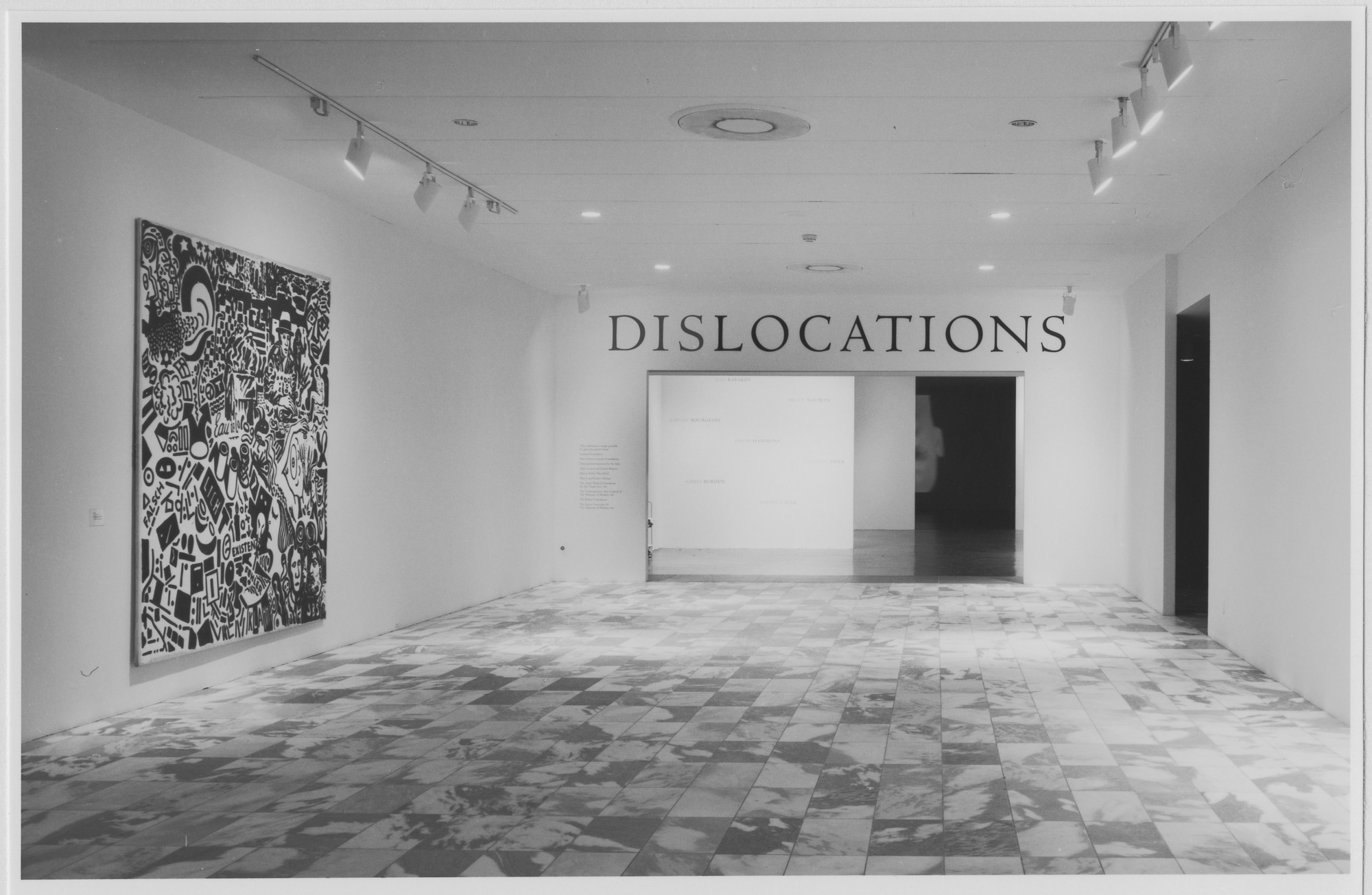 Installation view of the exhibition "Dislocations" | MoMA