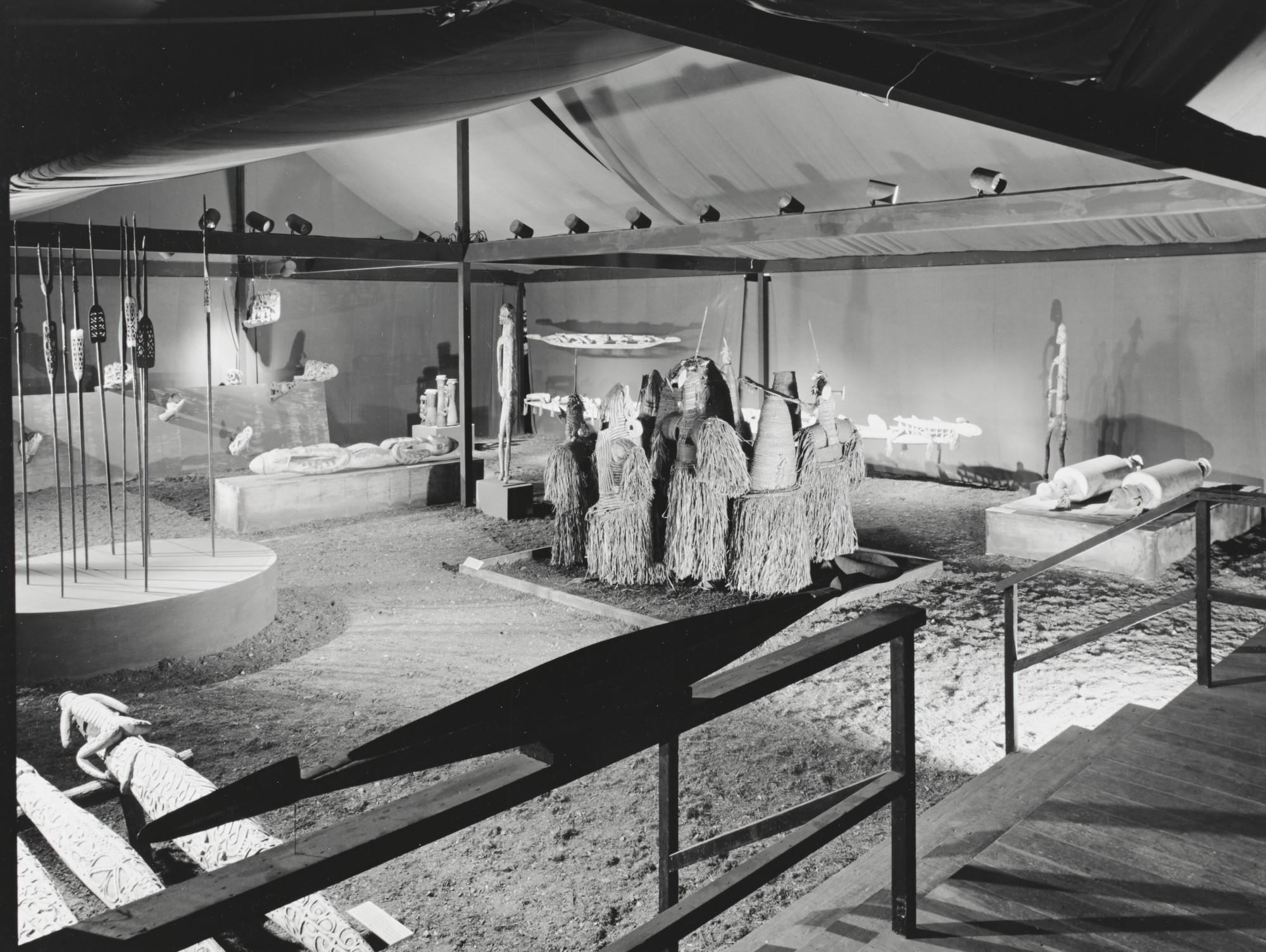 Installation view of the exhibition "Art of the Asmat - The Collection ...