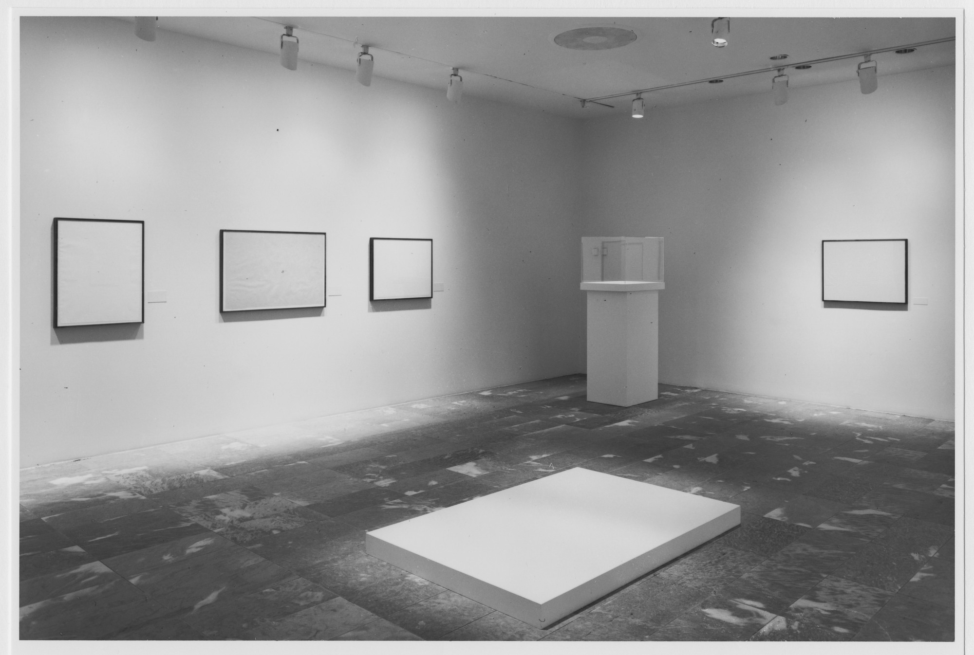 Installation view of the exhibition "Projects 31: A Space Without Art ...