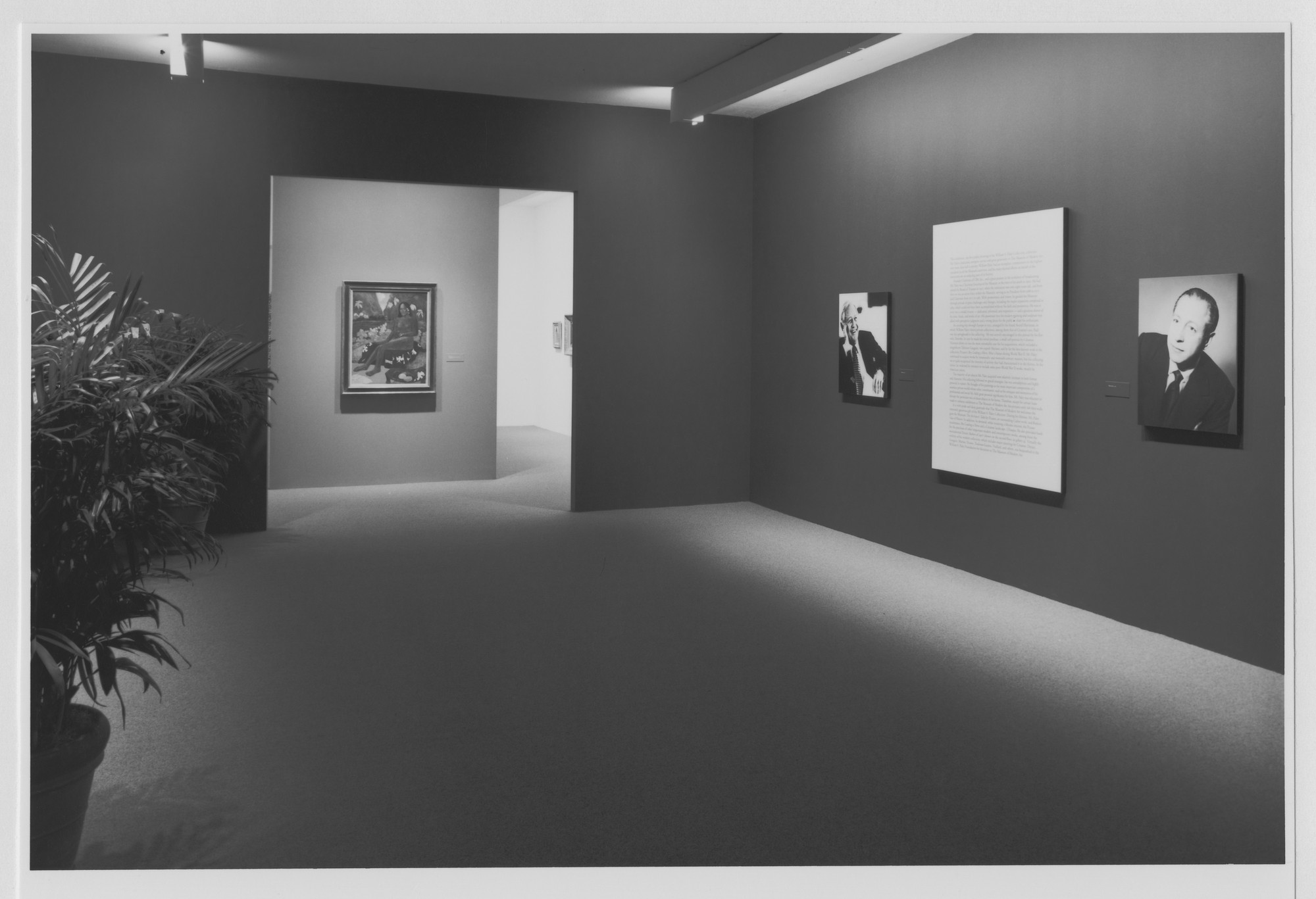 Installation view of the exhibition "The William S. Paley Collection ...