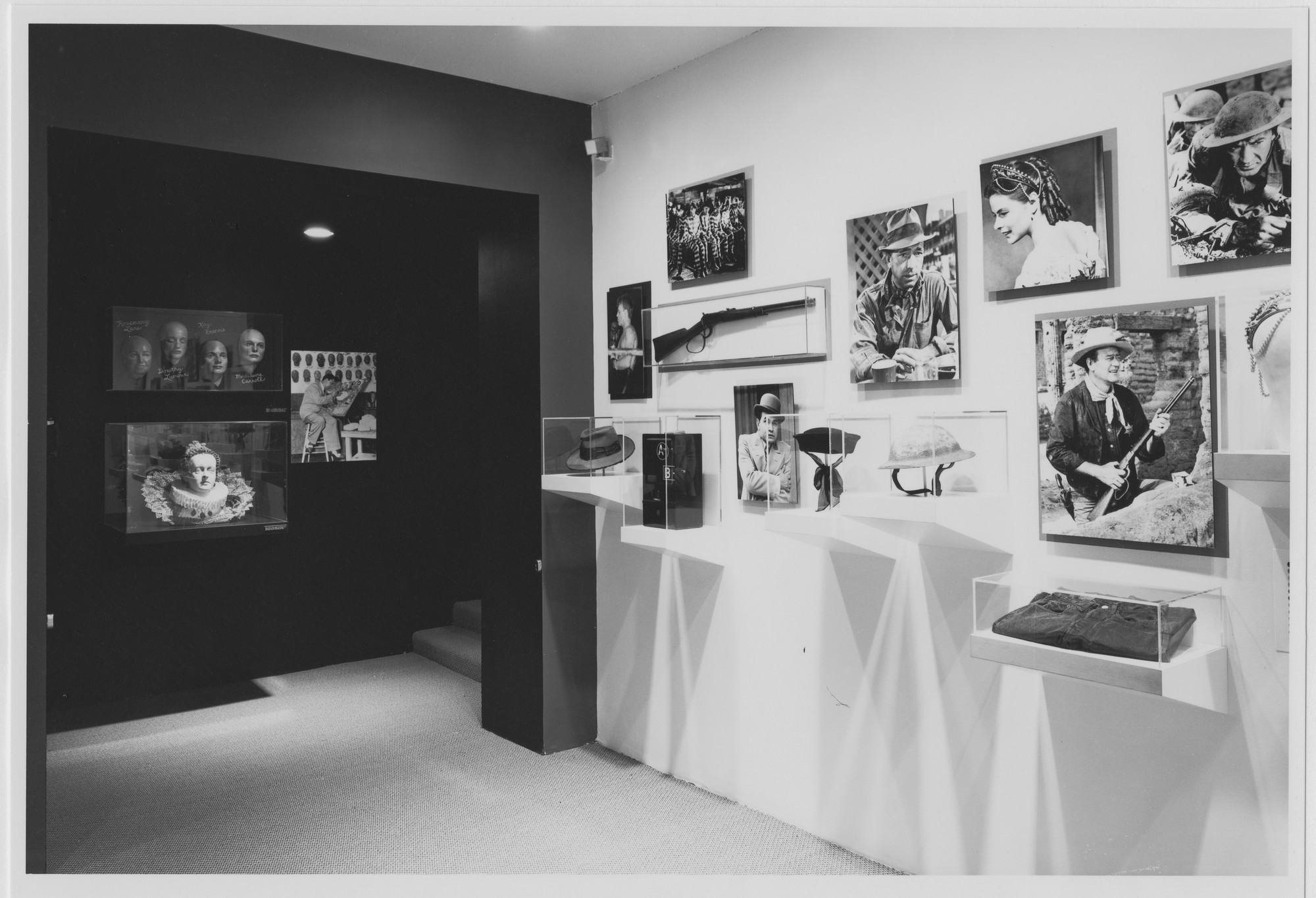 Installation view of the exhibition "Warner Brothers: Behind the Shield ...