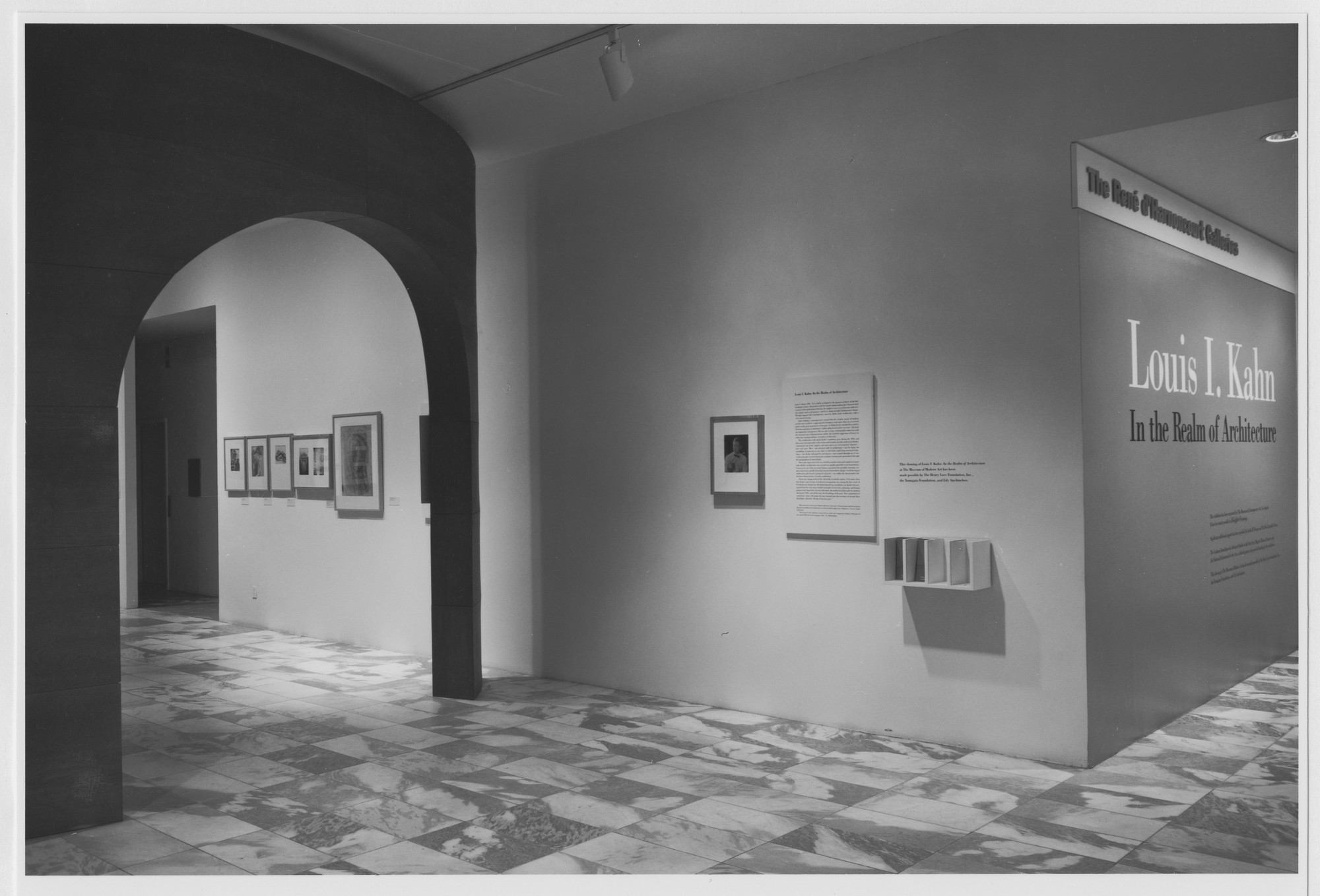 Installation view of the exhibition "Louis I. Kahn: In the Realm of Architecture" | MoMA