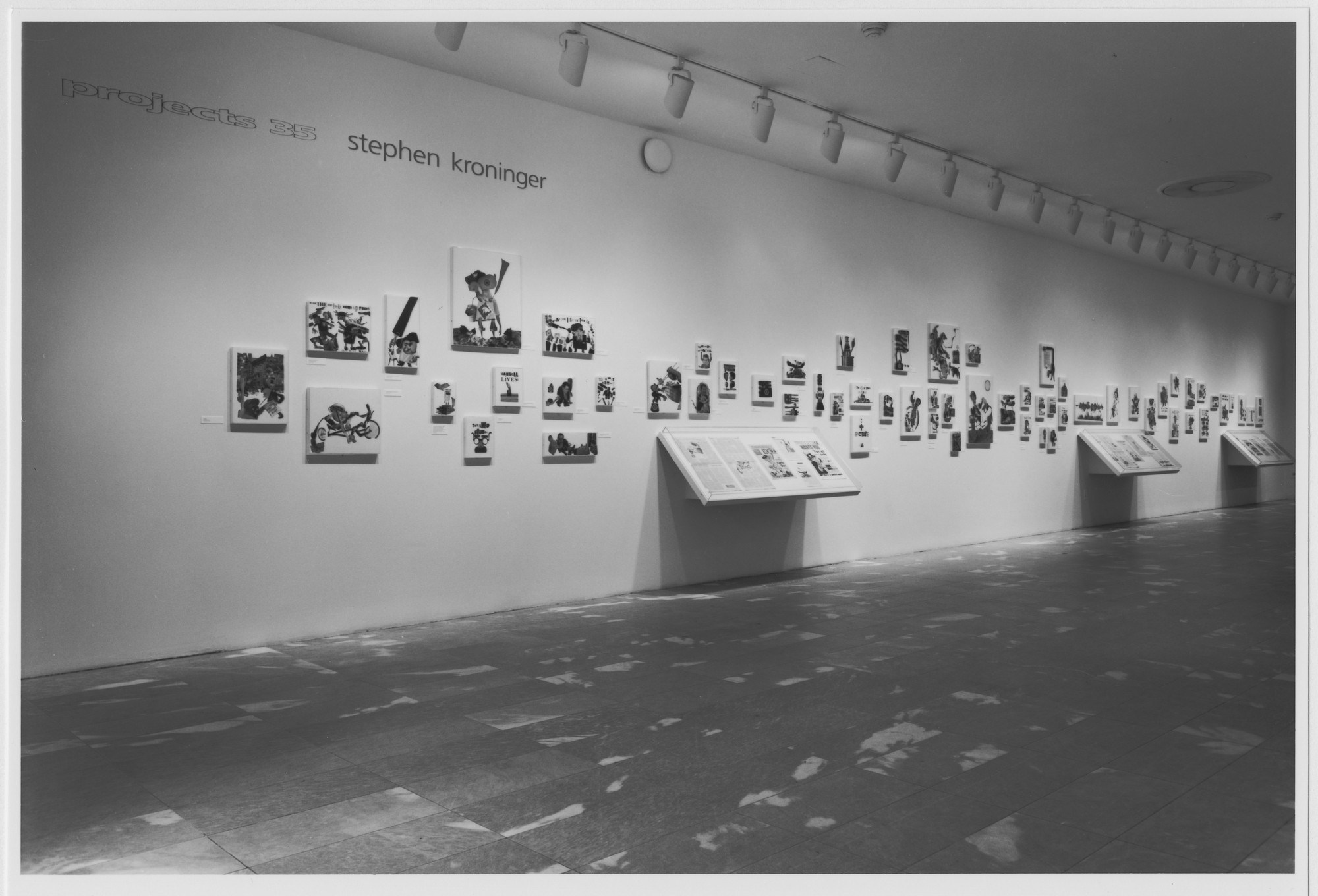 Installation view of the exhibition "Projects 35: Steven Kroninger" | MoMA