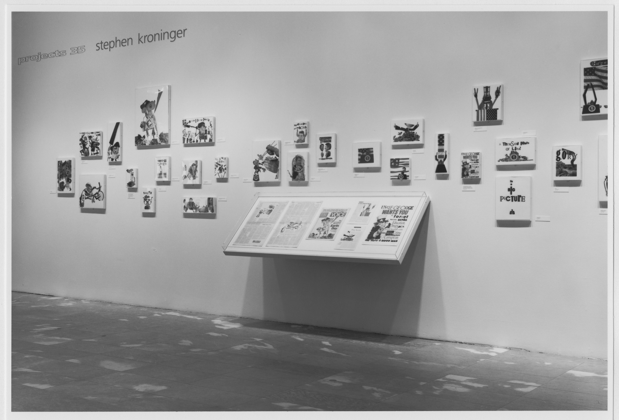 Installation view of the exhibition "Projects 35: Steven Kroninger" | MoMA