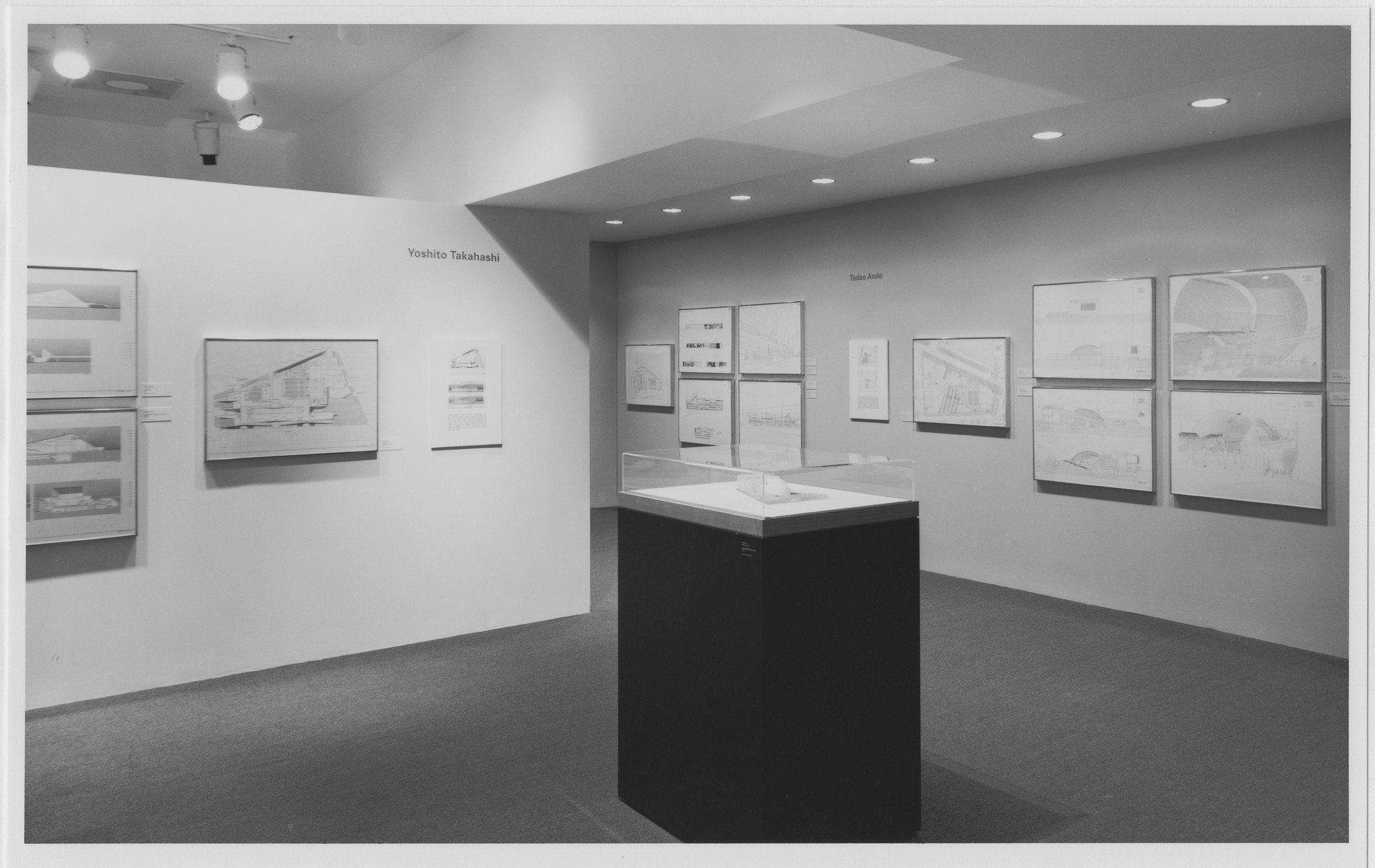 Installation view of the exhibition "Nara Convention Hall International ...