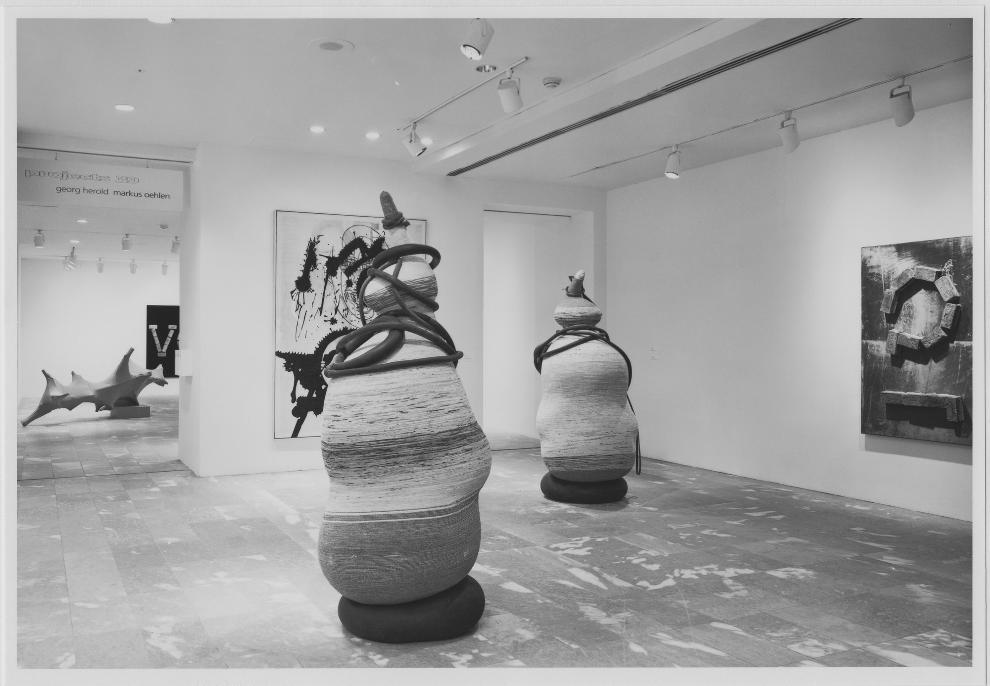 Installation View Of The Exhibition Projects 39 Georg Herold Markus Installation View Of The Exhibition Projects 39 Georg Herold Markus