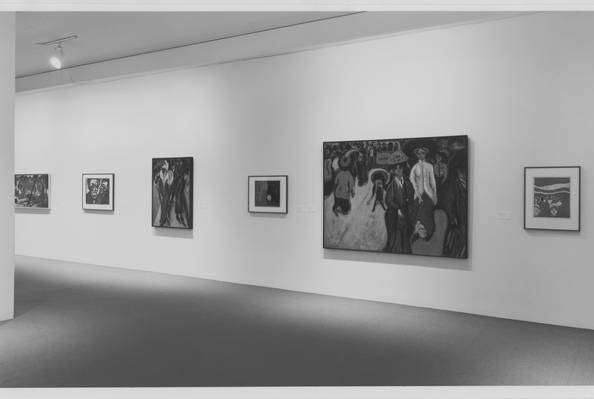 Ernst Ludwig Kirchner. Street, Dresden. 1908 (reworked 1919; dated on ...