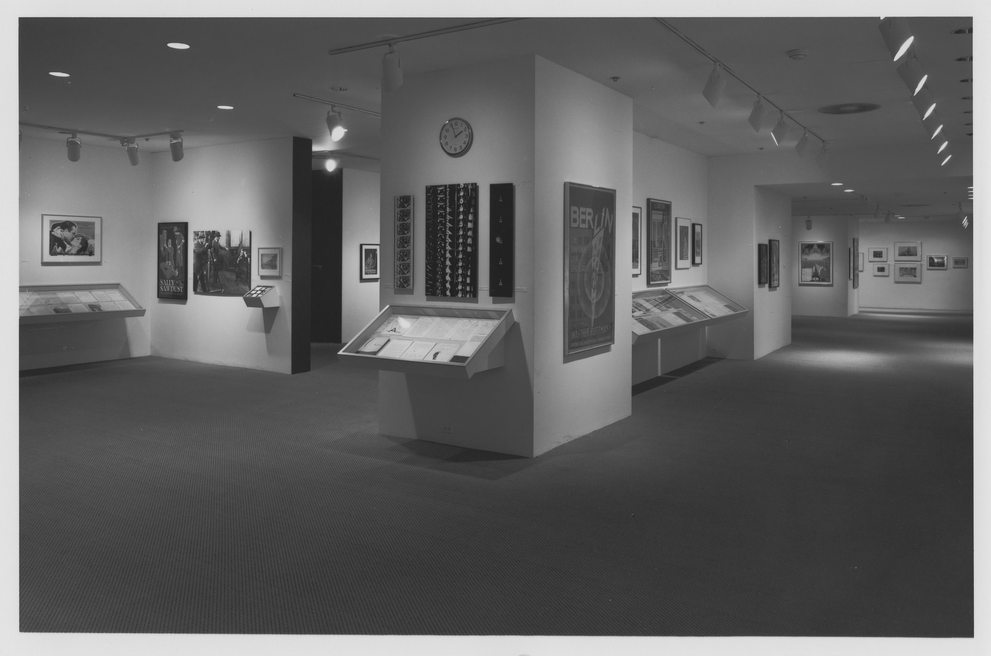 Installation view of the exhibition "A Century of Cinema: Selections ...