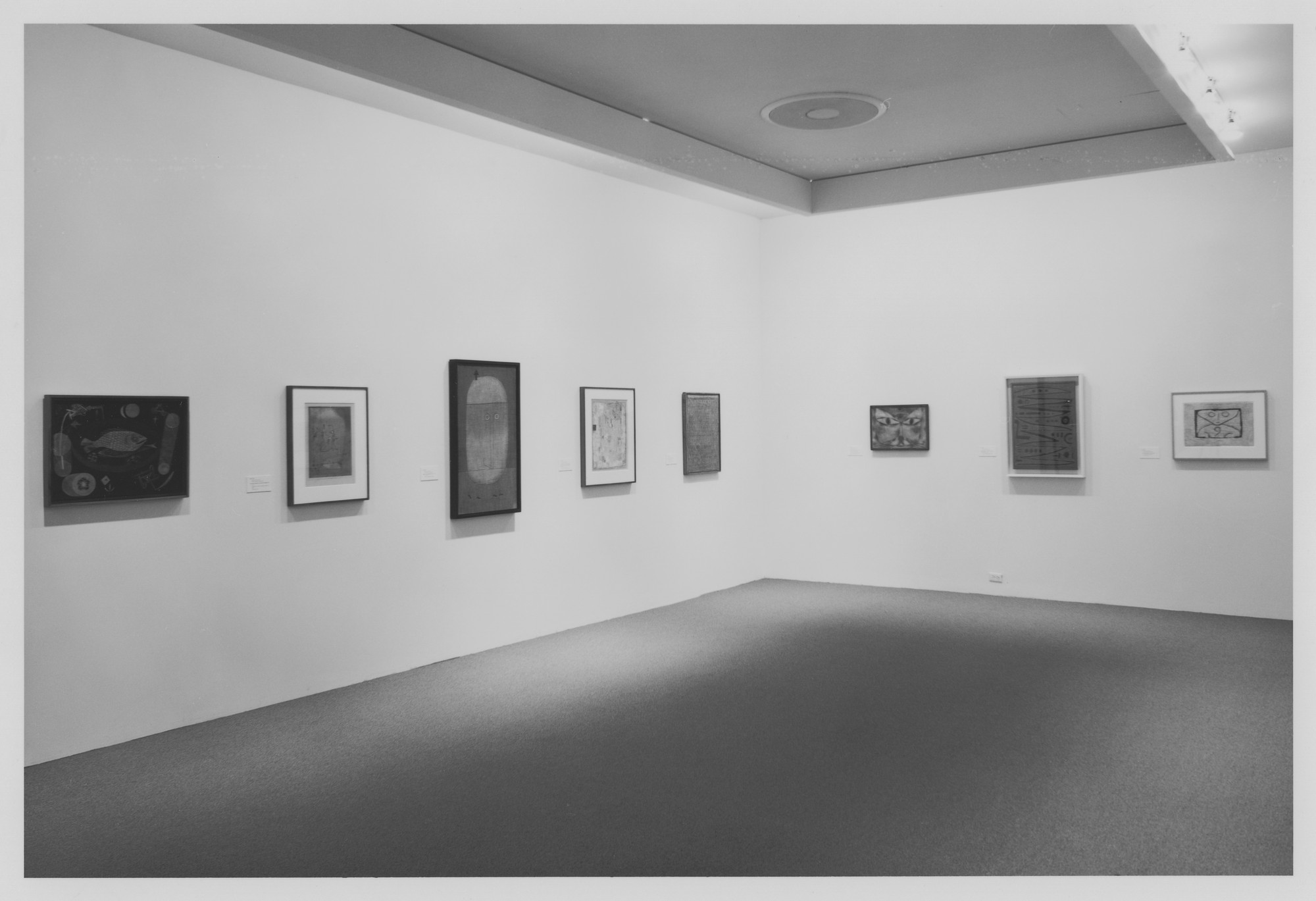 Installation view of the exhibition "Selections from the Permanent ...