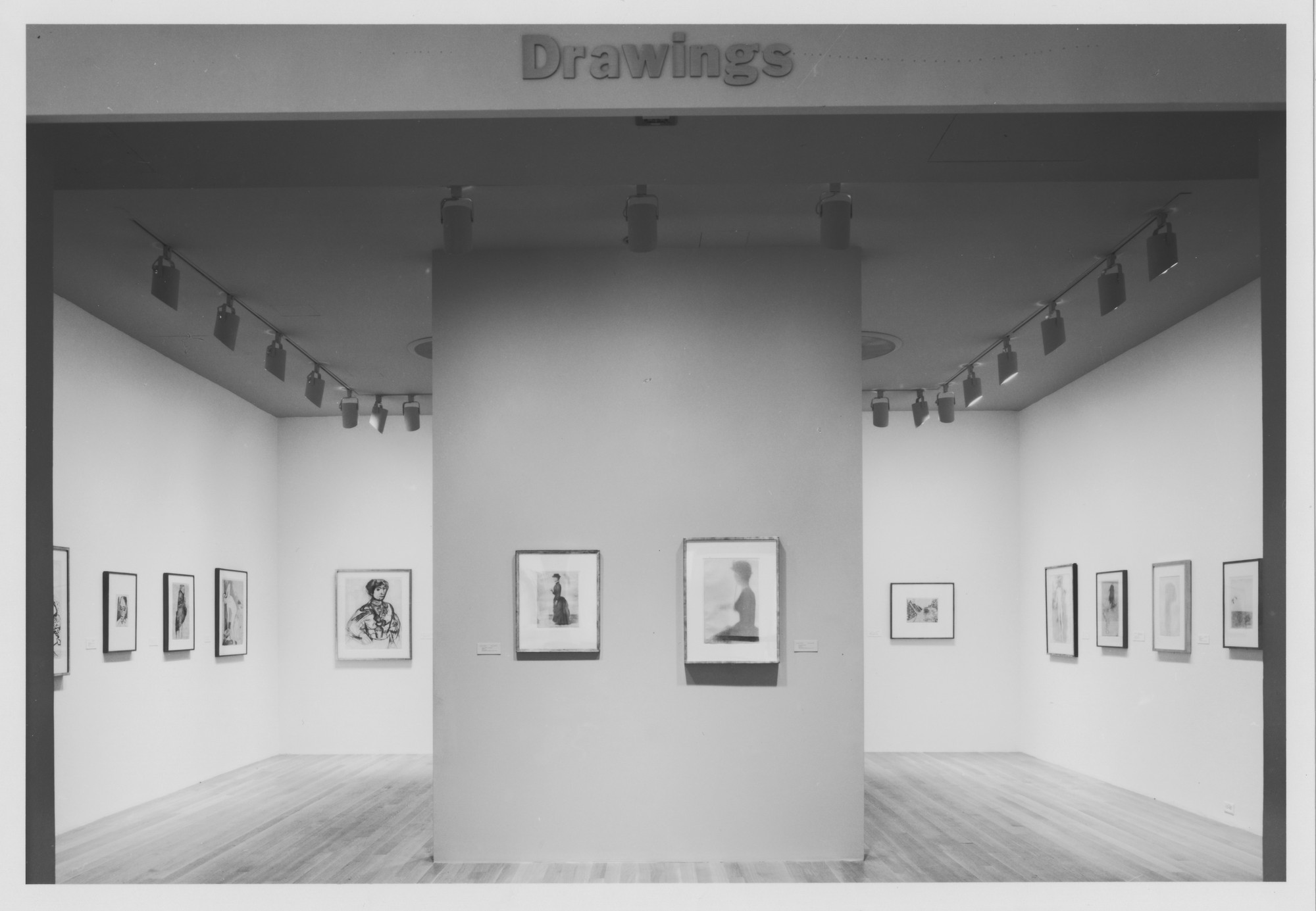 Installation view of the exhibition "Modern Drawing: Selections from ...