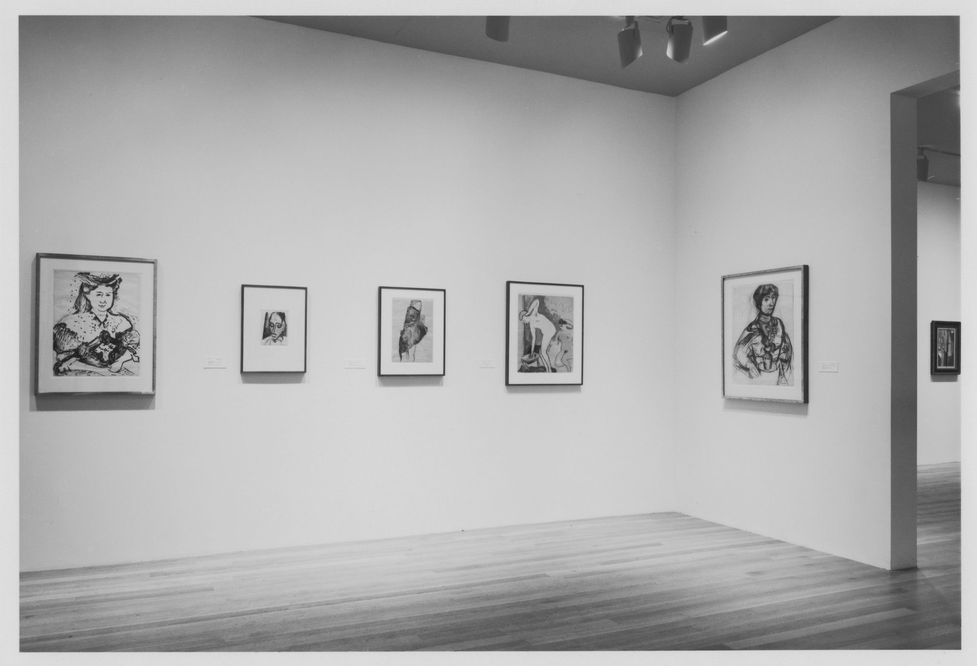 Installation view of the exhibition "Modern Drawing: Selections from ...