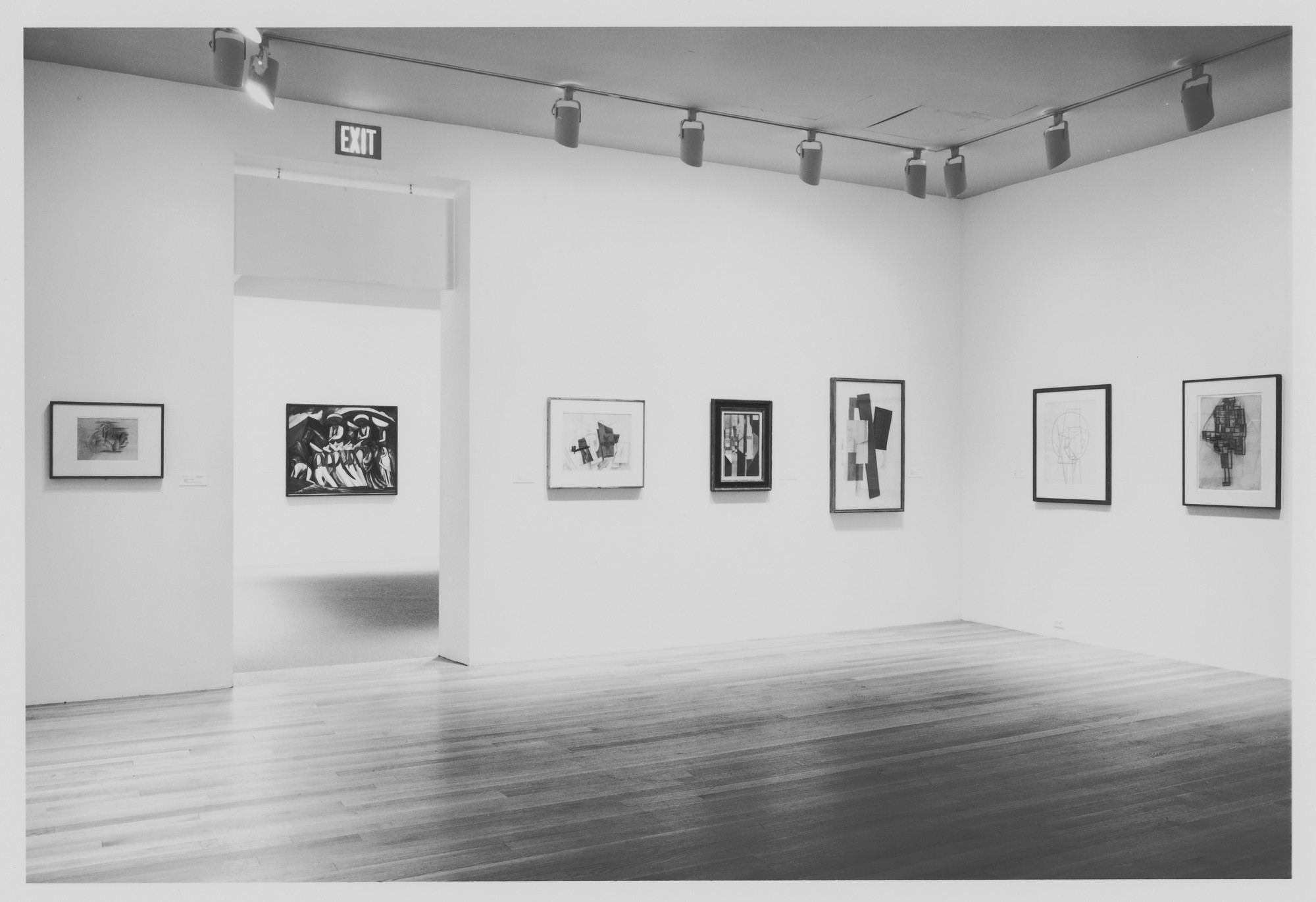 Installation view of the exhibition "Modern Drawing: Selections from ...