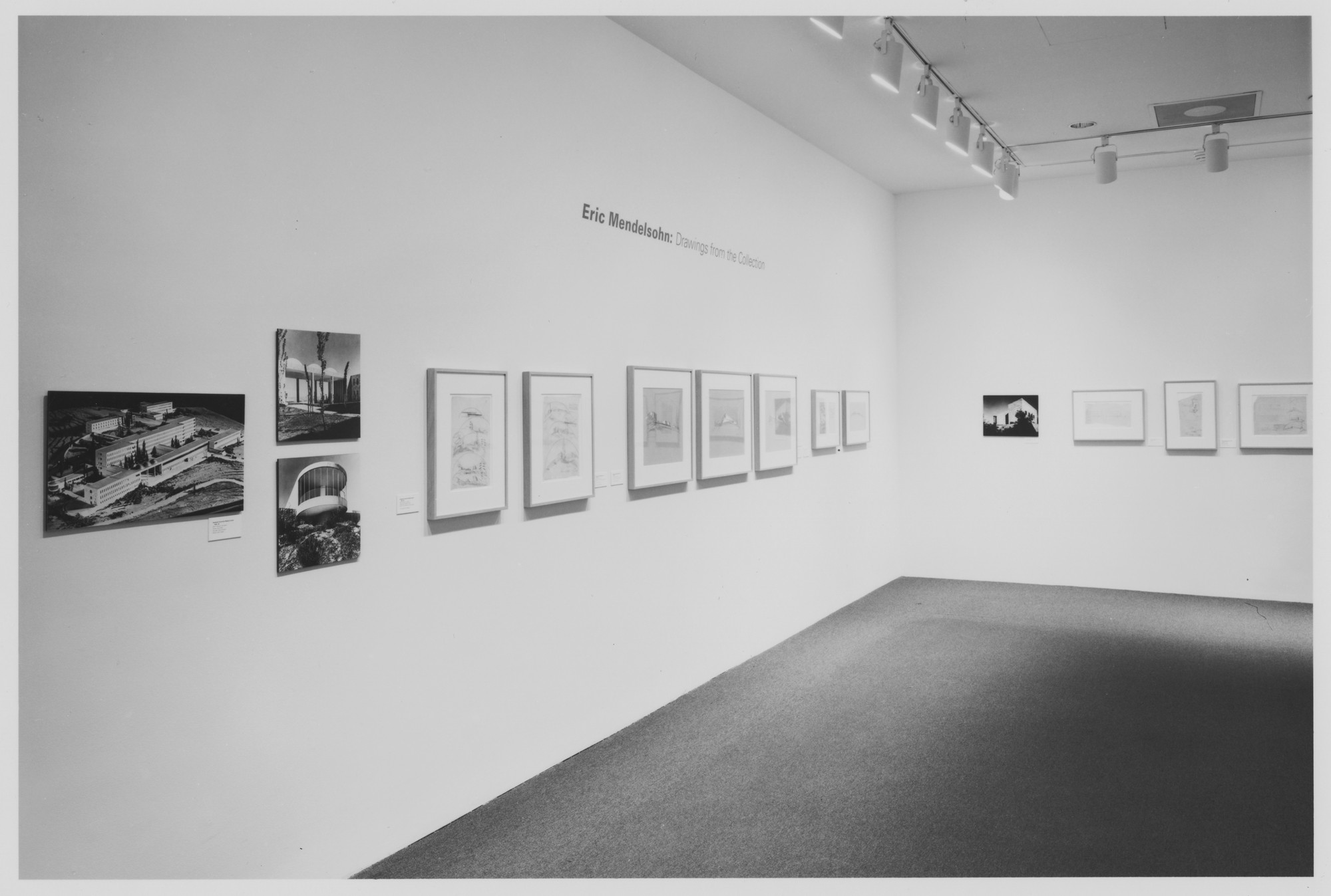 Installation view of the exhibition "Eric Mendelsohn" | MoMA