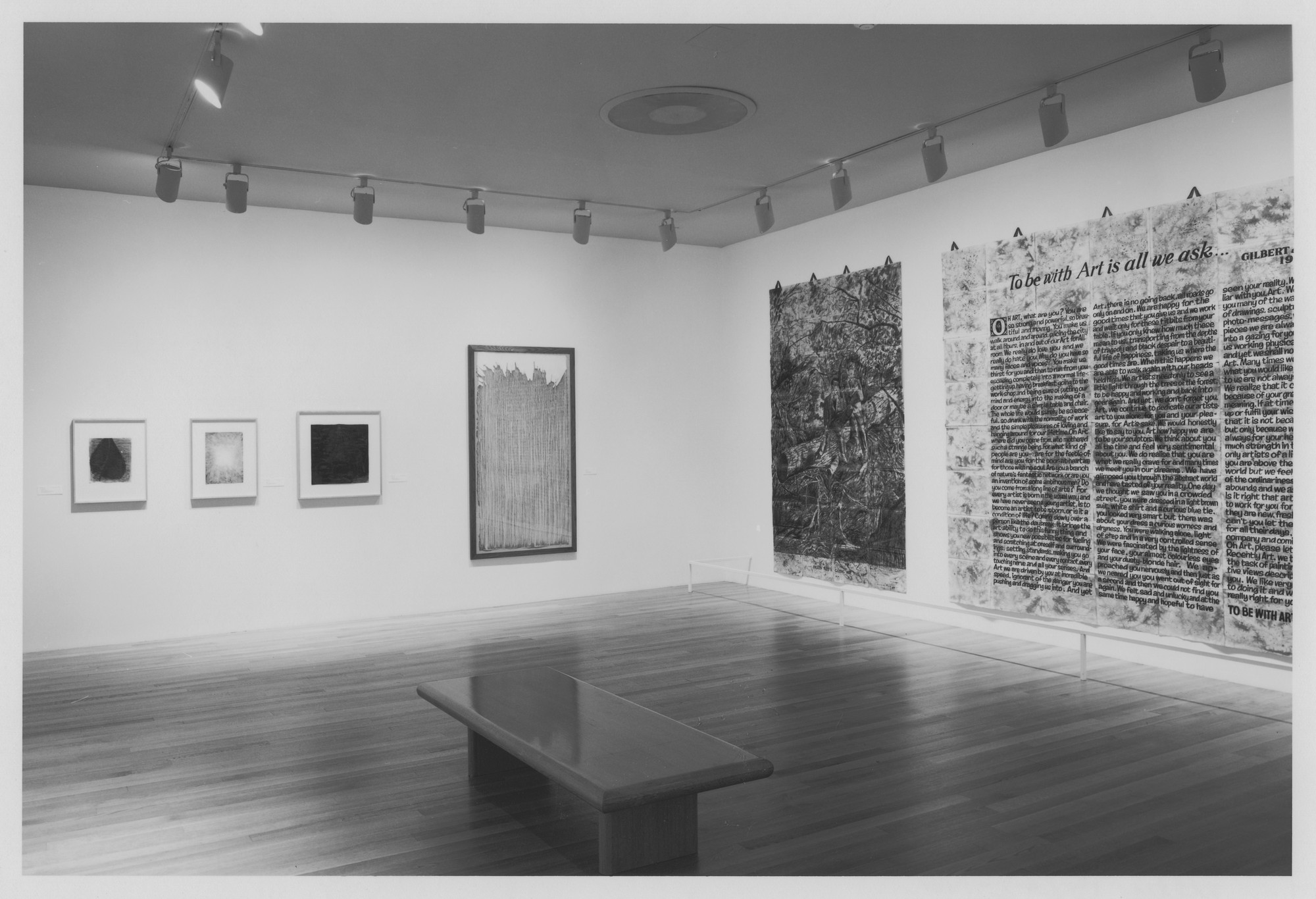 Installation view of the exhibition "Modern British Drawings: A ...