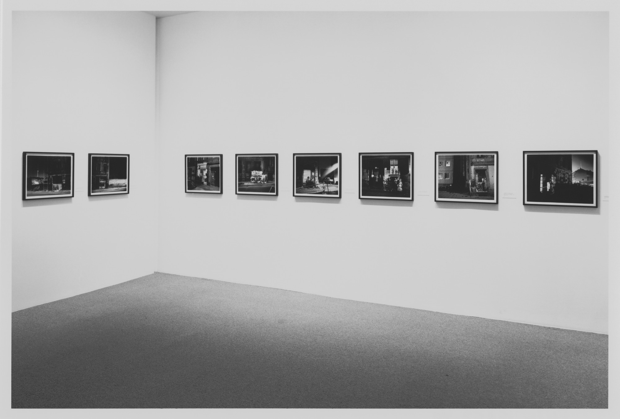 Installation view of the exhibition "New Photography 10: Shimon Attie ...
